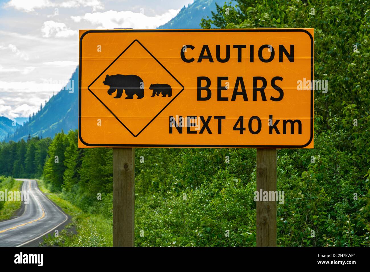 Bears Warning Sign High Resolution Stock Photography and Images - Alamy