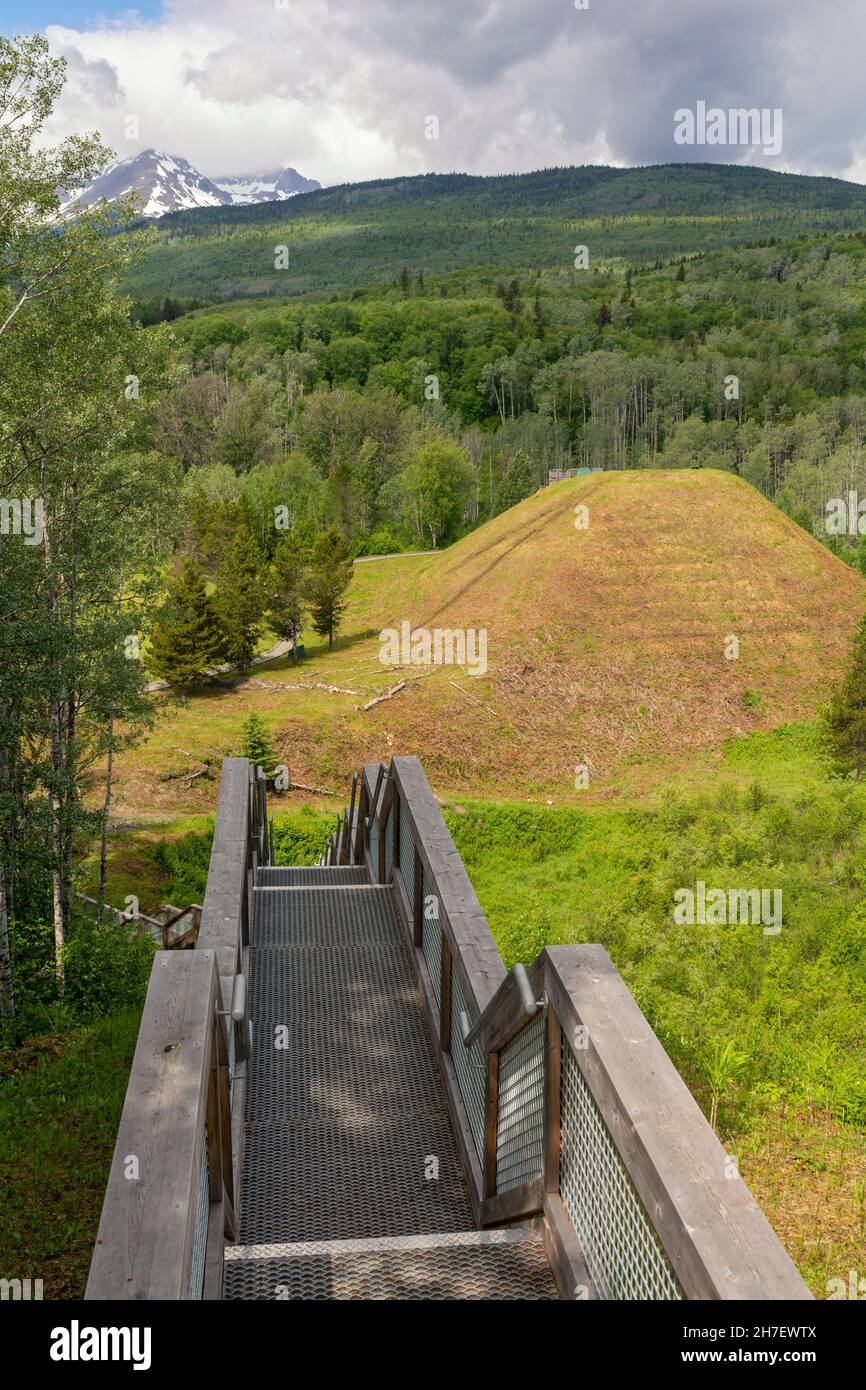 Canada, British Columbia, Gitwangak Battle Hill, National Historic Site ...