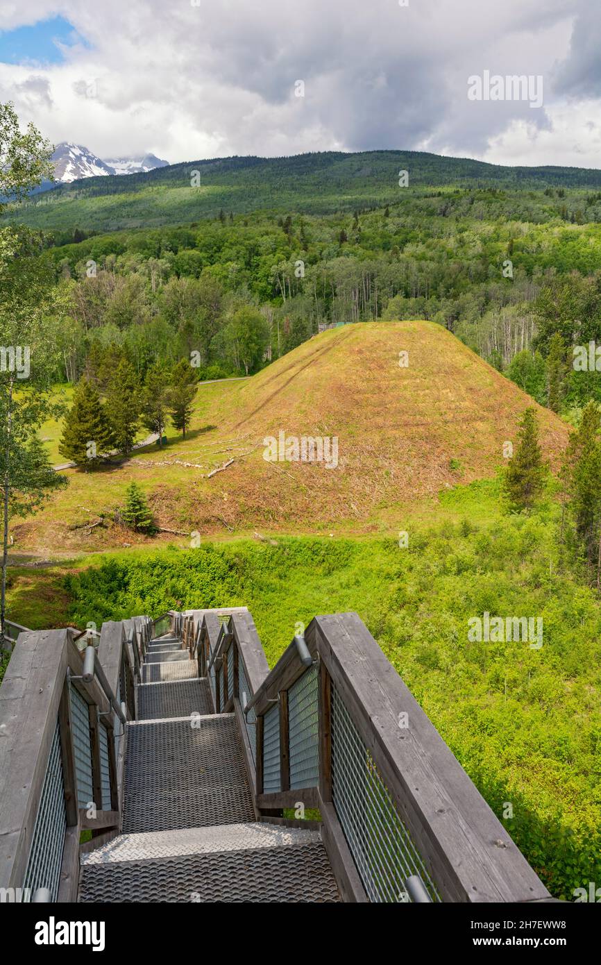 Canada, British Columbia, Gitwangak Battle Hill, National Historic Site ...