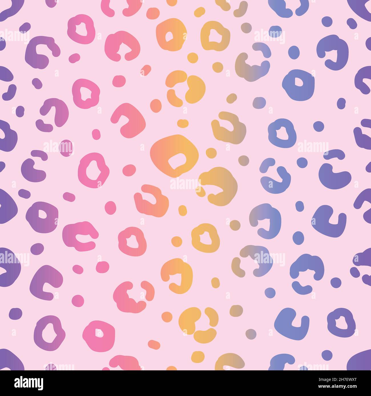 Gradient animal print on light pink backdrop Stock Vector Image & Art ...
