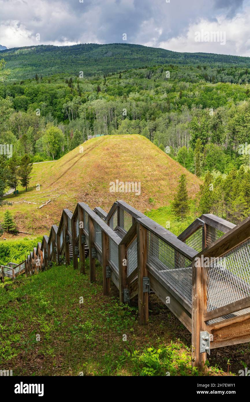 Canada, British Columbia, Gitwangak Battle Hill, National Historic Site ...
