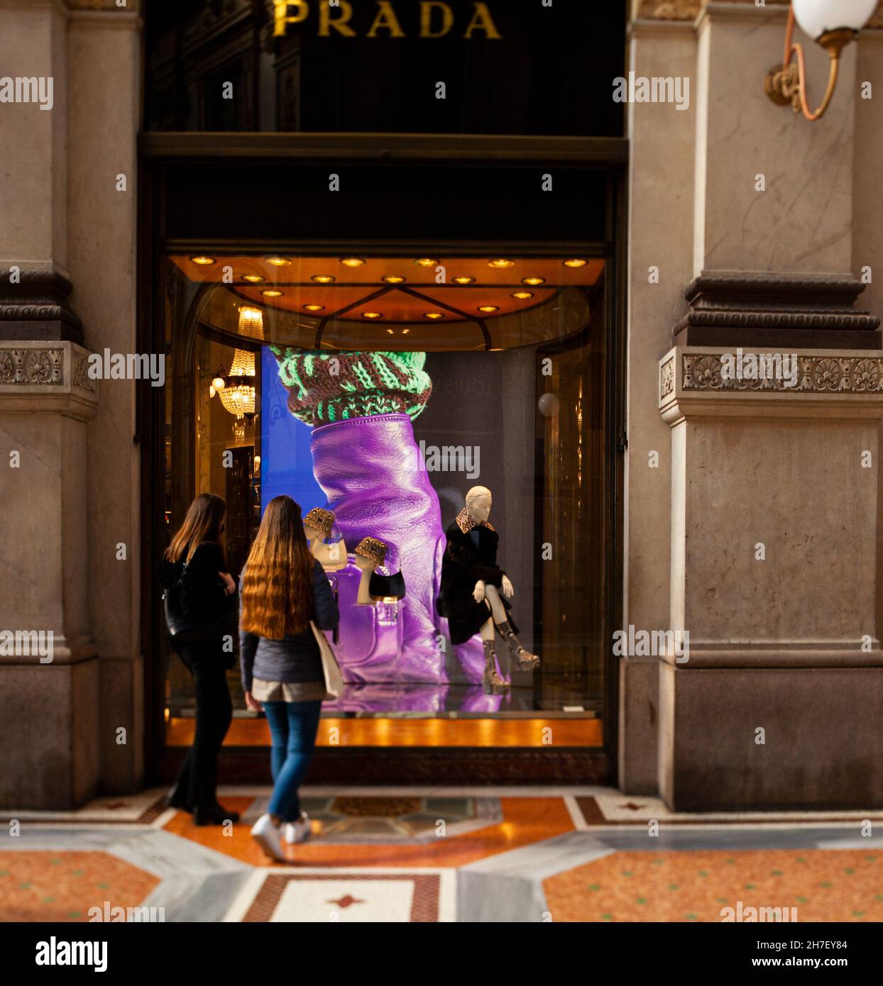 Prada showroom hi-res stock photography and images - Alamy