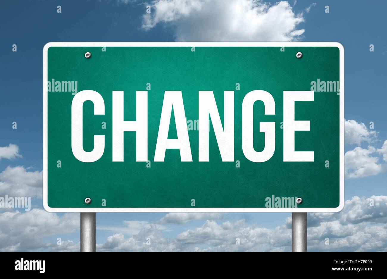 traffic sign information - change Stock Photo - Alamy