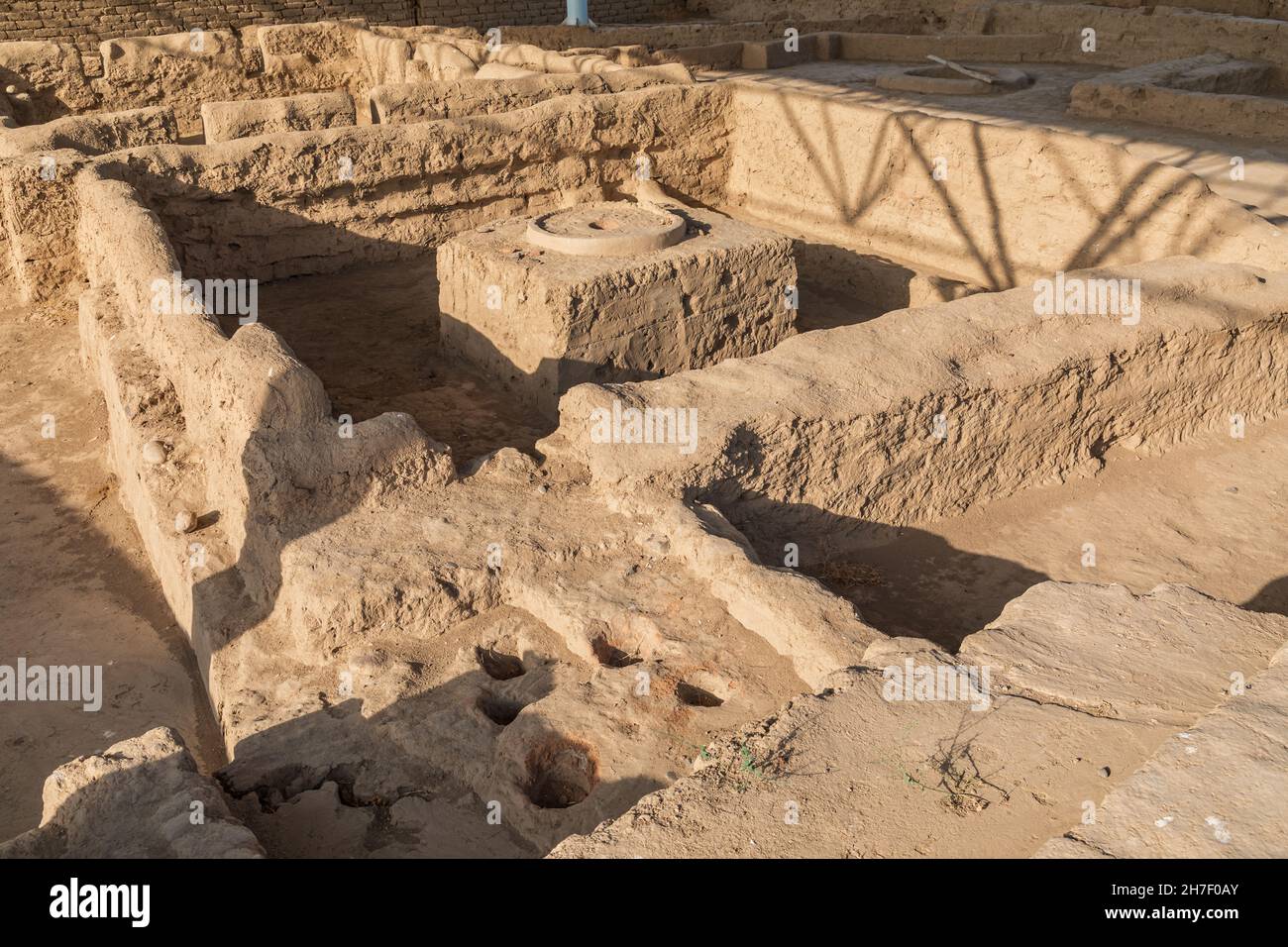Panjakent, Sughd Province, Tajikistan. August 18, 2021. Excavation at ...