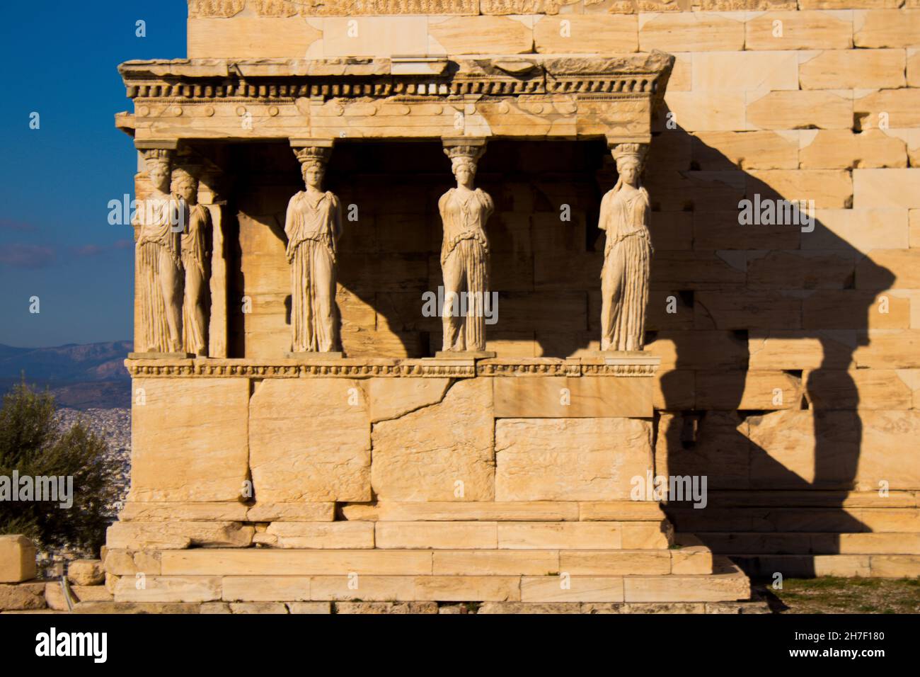 Athens, Greece - November 22, 2021 The Acropolis is an ancient citadel ...