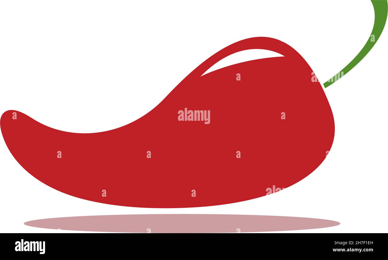 Chilli, red pepper icon logo design illustration vector Stock Vector ...