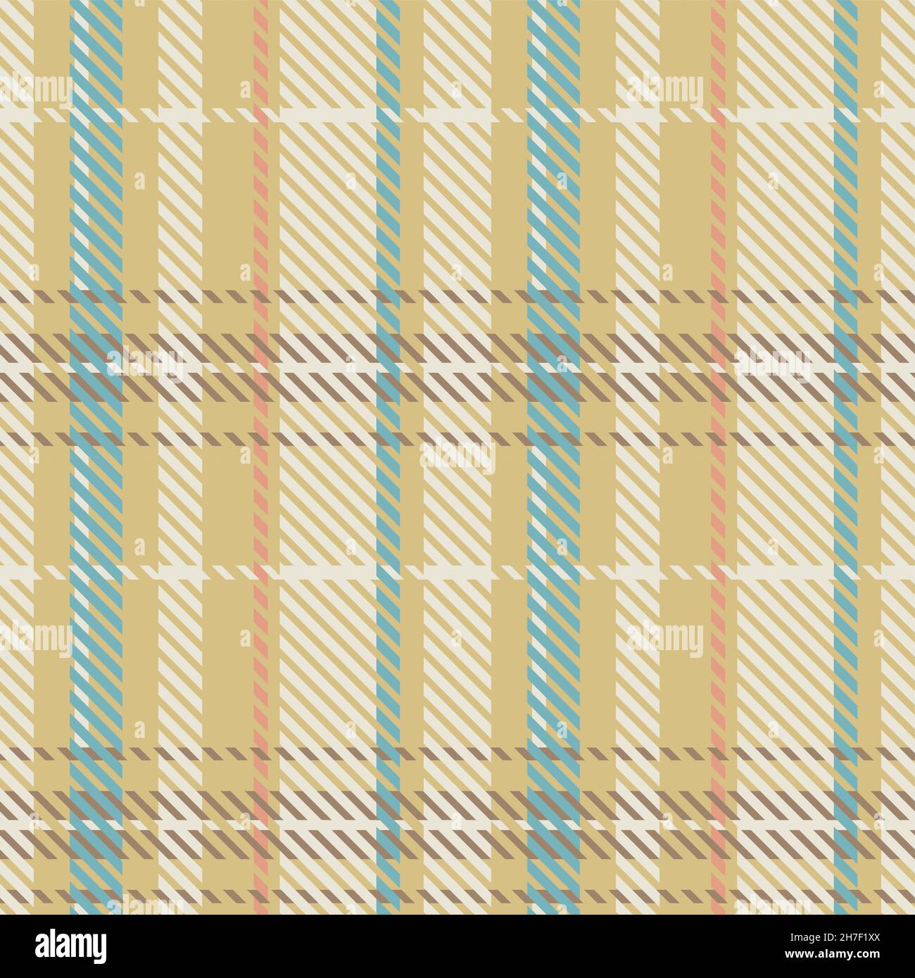 Gender neutral seamless plaid vector pattern. Gingham baby color ...