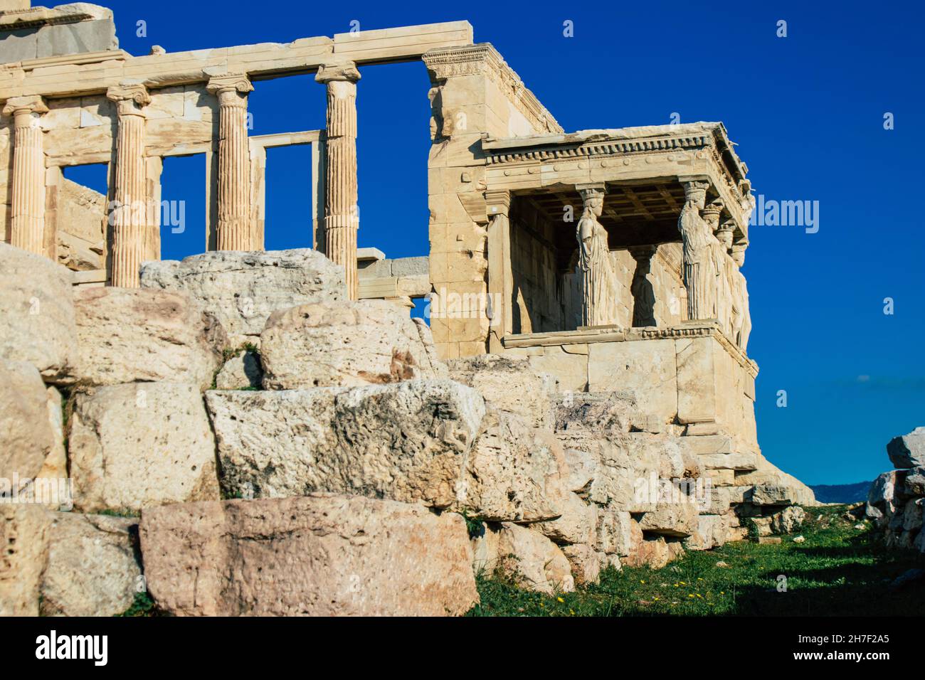 Athens, Greece - November 22, 2021 The Acropolis is an ancient citadel ...