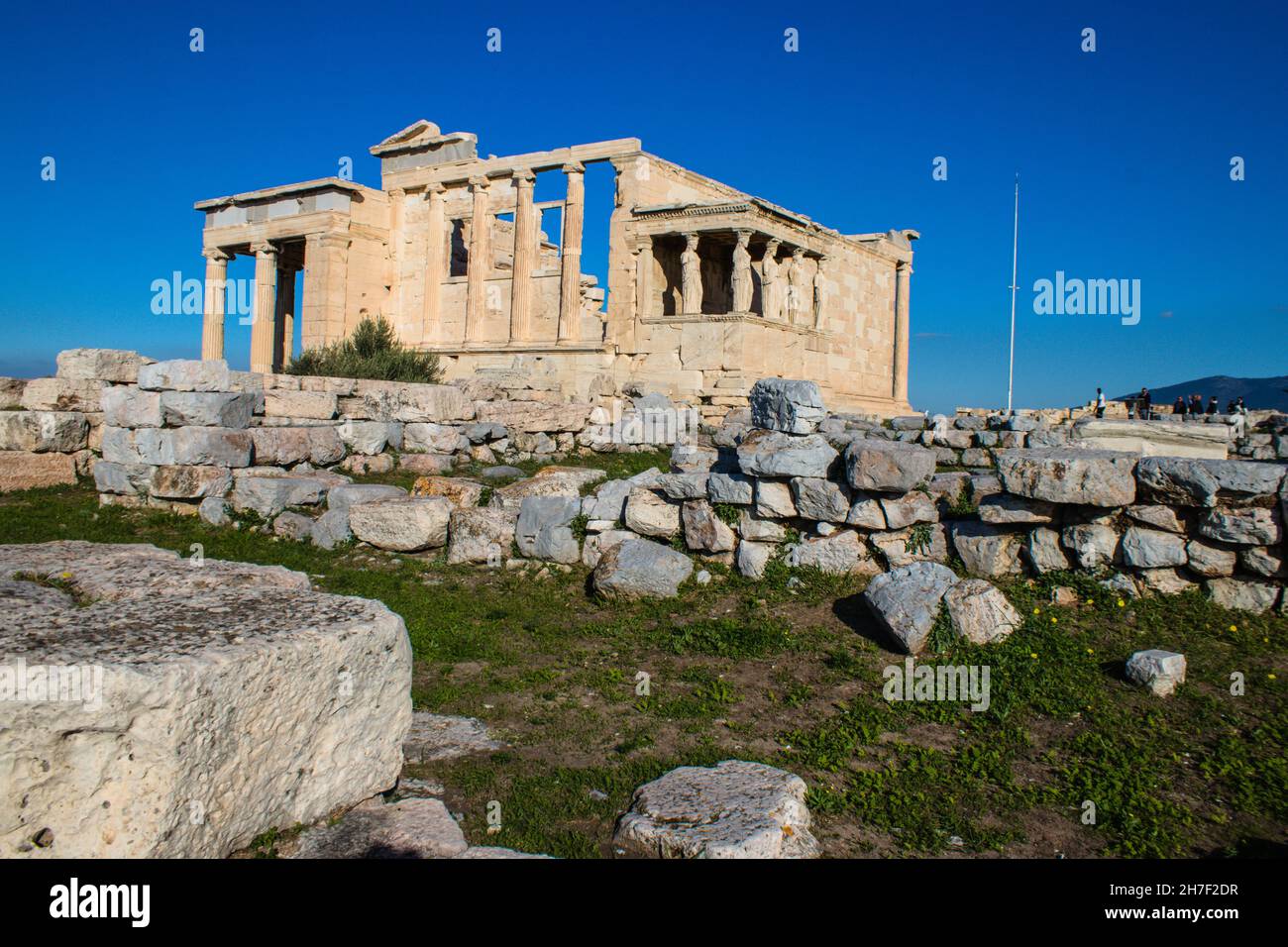 Athens, Greece - November 22, 2021 The Acropolis is an ancient citadel ...