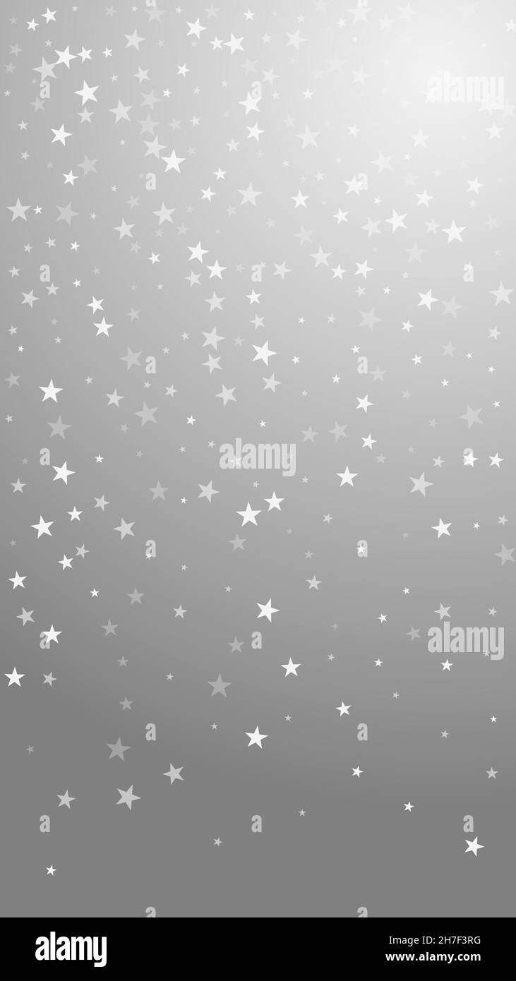 Random falling stars Christmas background. Subtle flying snow flakes ...