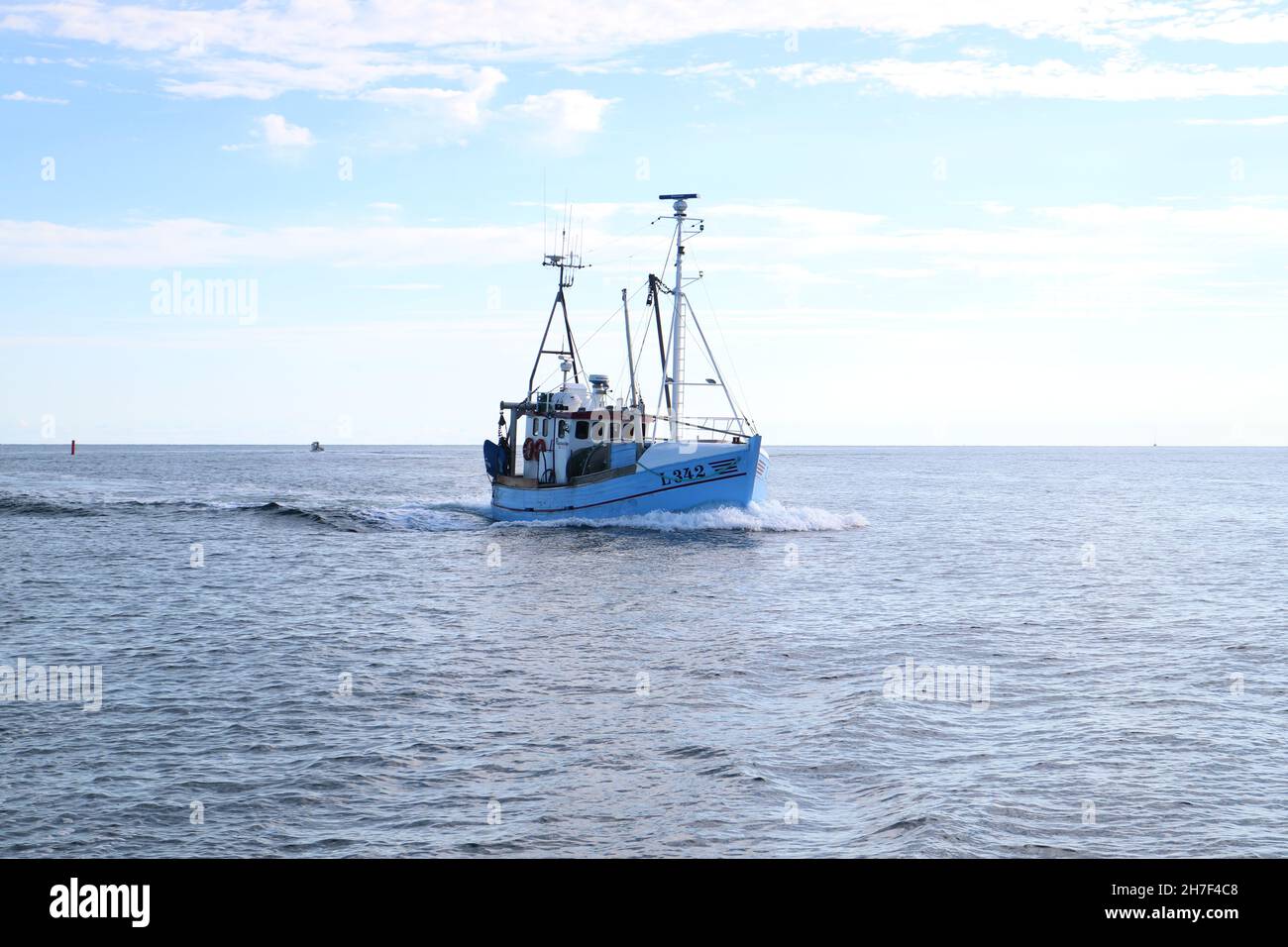 Danish fishing boat Stock Photo - Alamy
