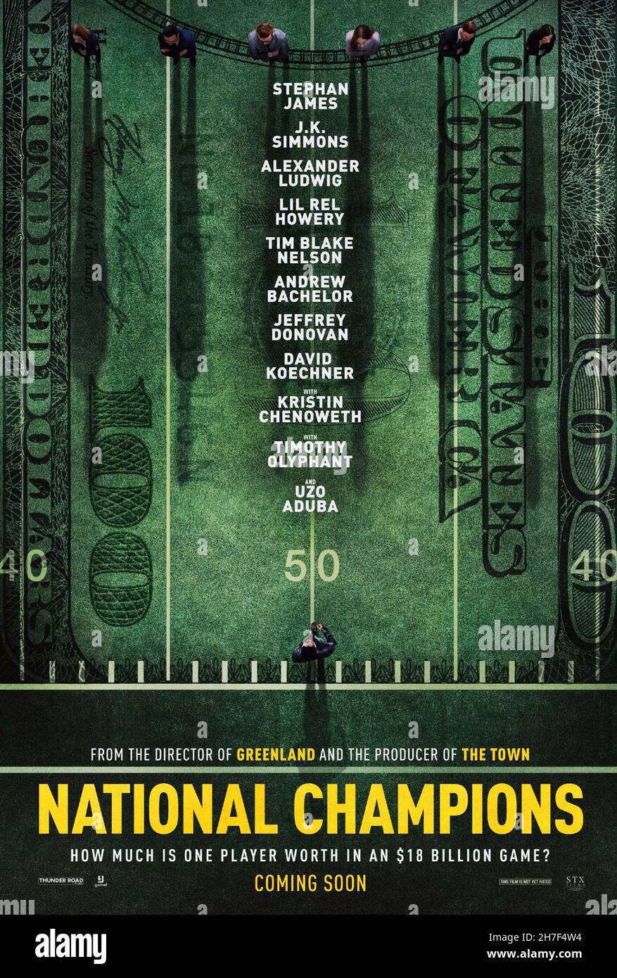 NATIONAL CHAMPIONS, advance poster, 2021. © STX Entertainment ...