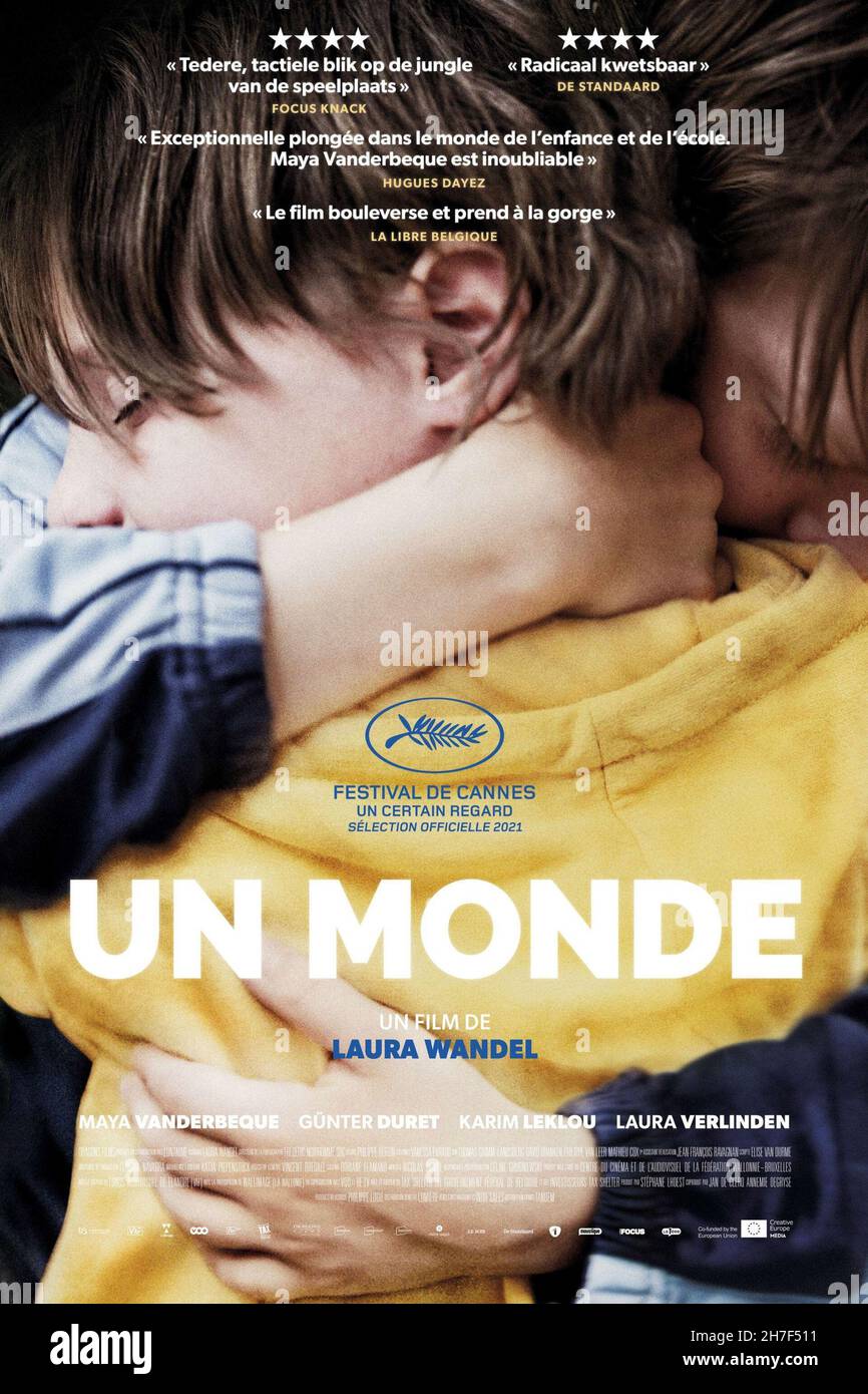 PLAYGROUND, (aka UN MONDE), French title poster, from left: Maya ...