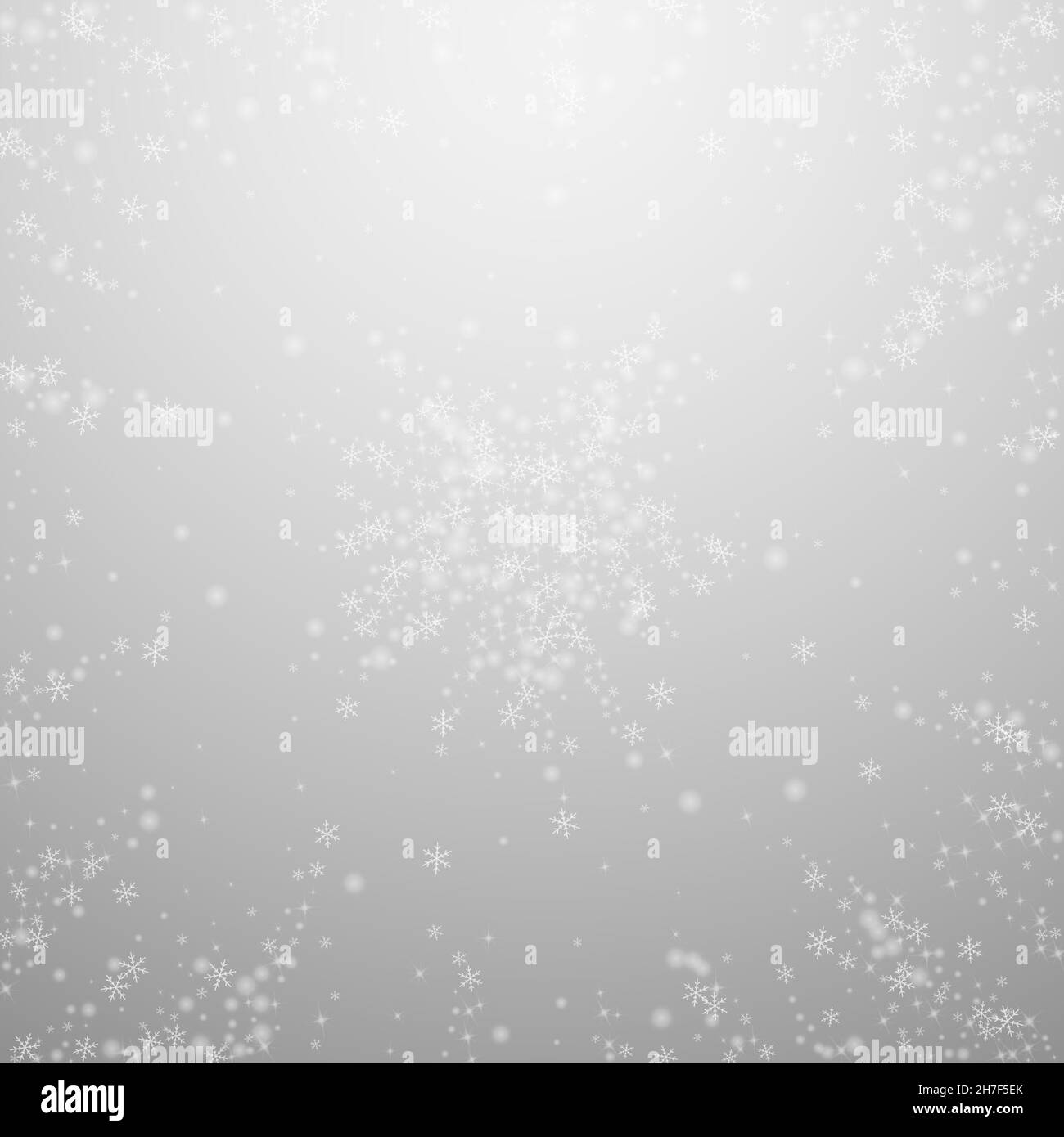 Beautiful glowing snow Christmas background. Subtle flying snow flakes ...