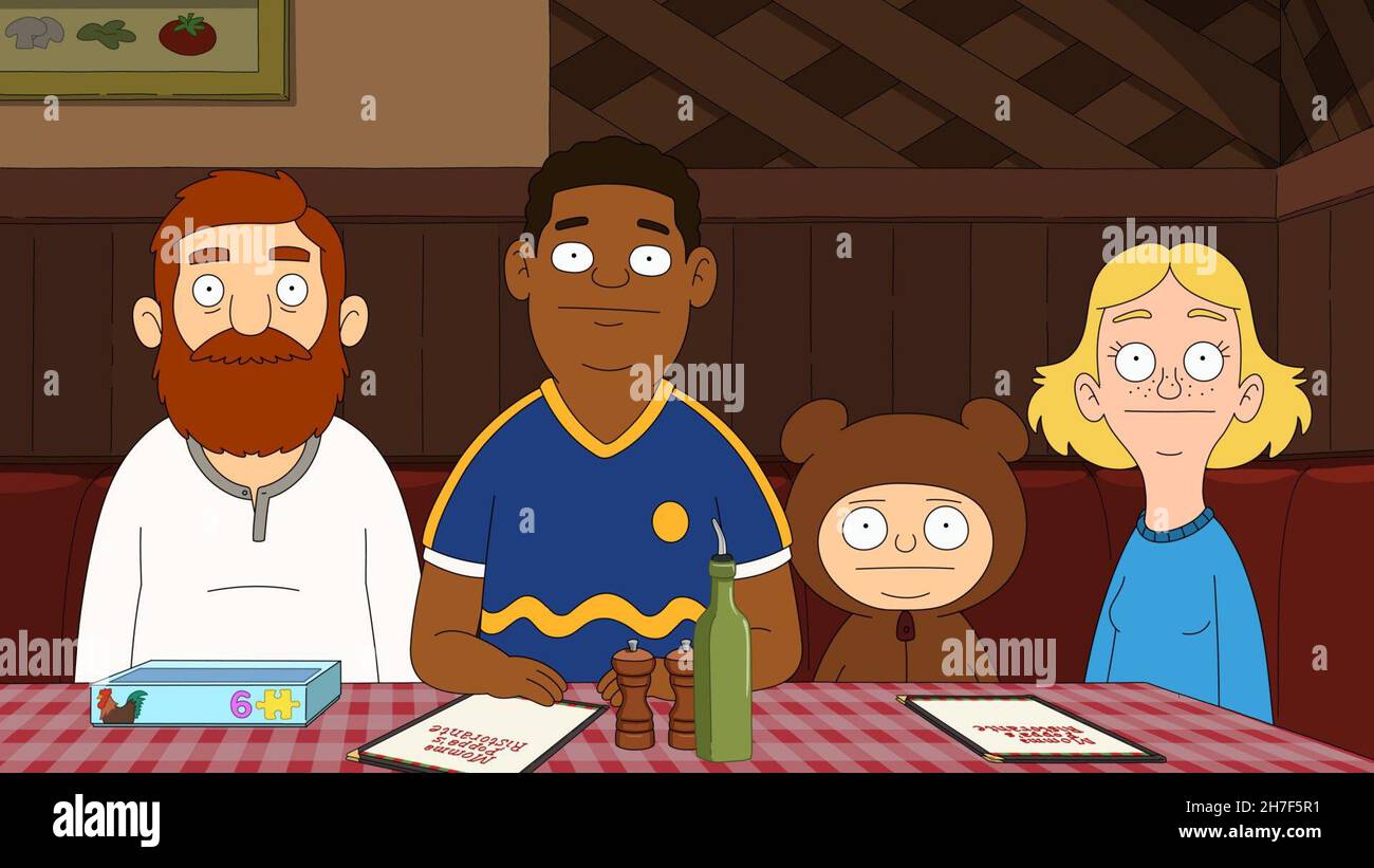 THE GREAT NORTH, far left: Beef Tobin (voice: Nick Offerman), 3rd from ...