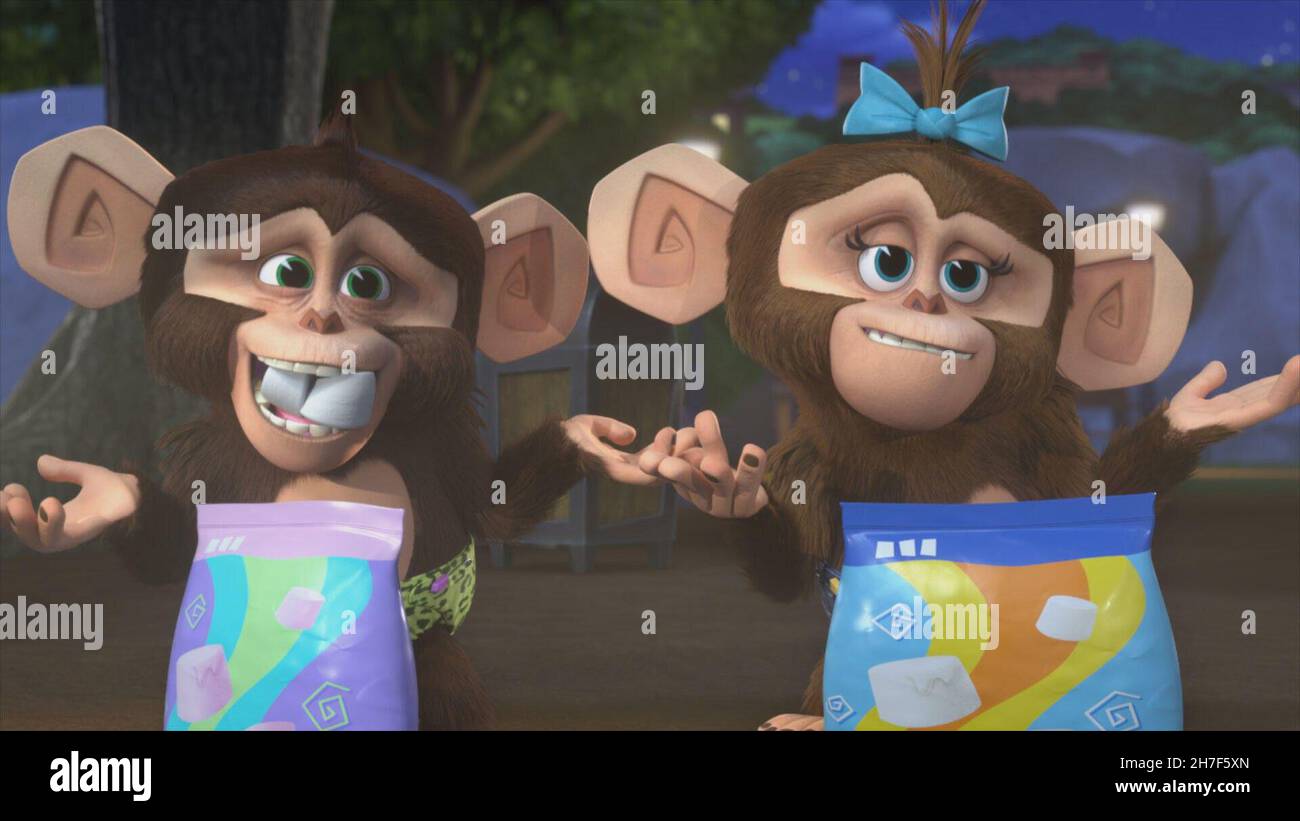 MADAGASCAR: A LITTLE WILD, from left: from left: Dave, Pickles (voice ...