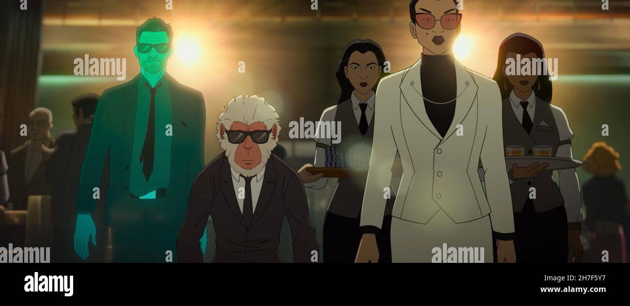 HIT MONKEY, (aka MARVEL'S HIT MONKEY, aka HIT-MONKEY), Bryce (left ...