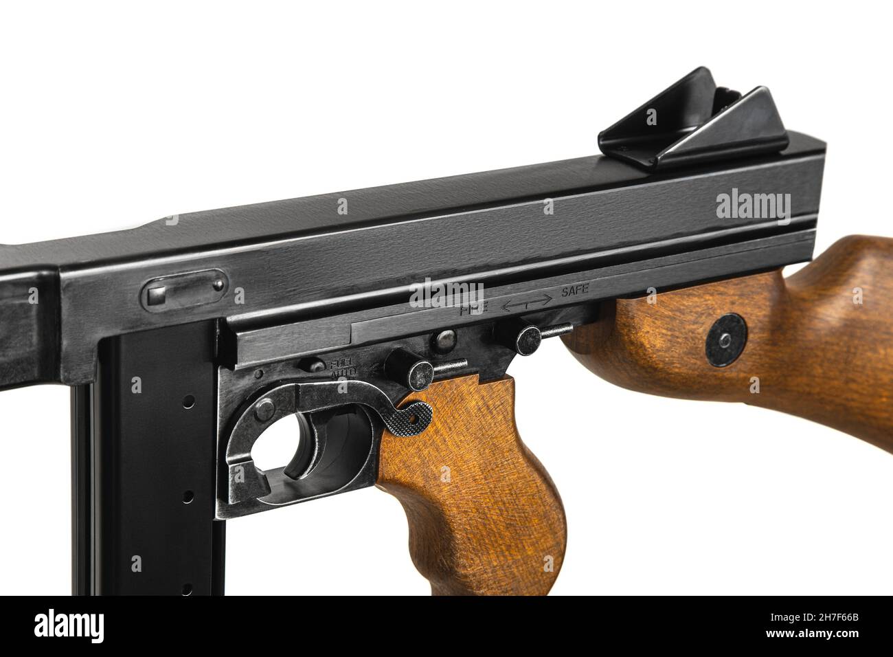 Thompson machine gun gangster hi-res stock photography and images - Alamy