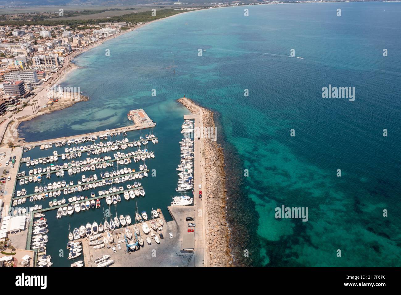 Son baulo beach can picafort hi-res stock photography and images - Alamy