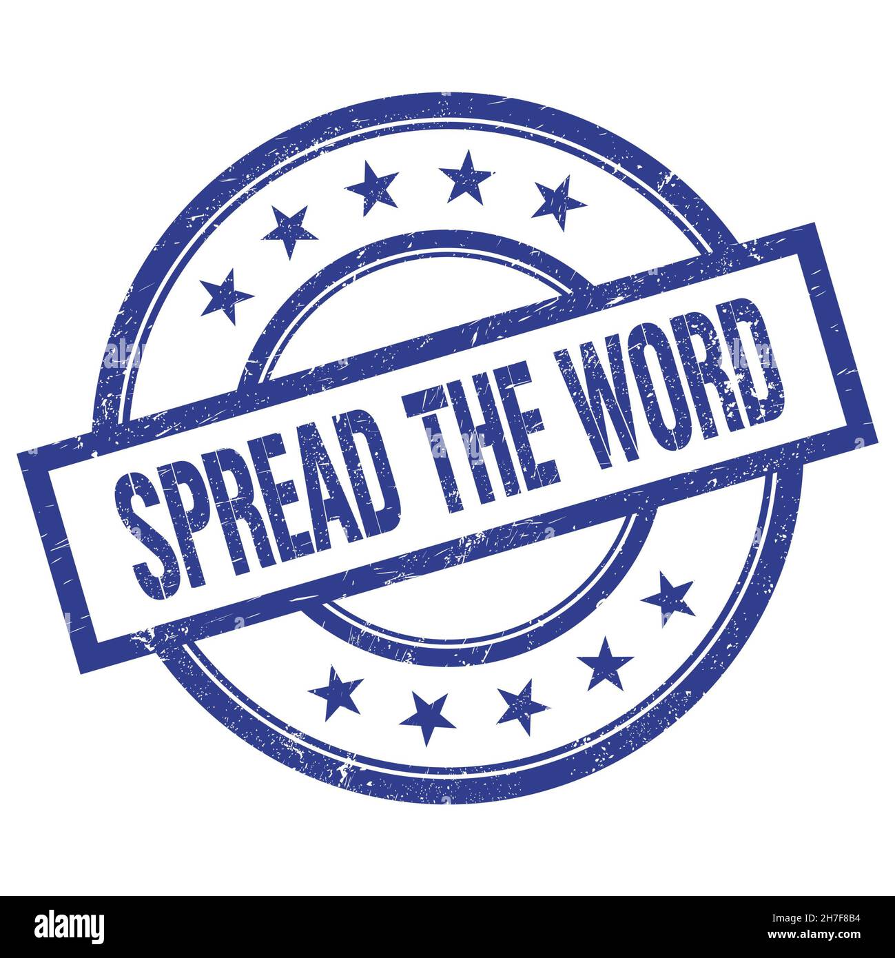 Spread the word rubber stamp hi-res stock photography and images - Alamy