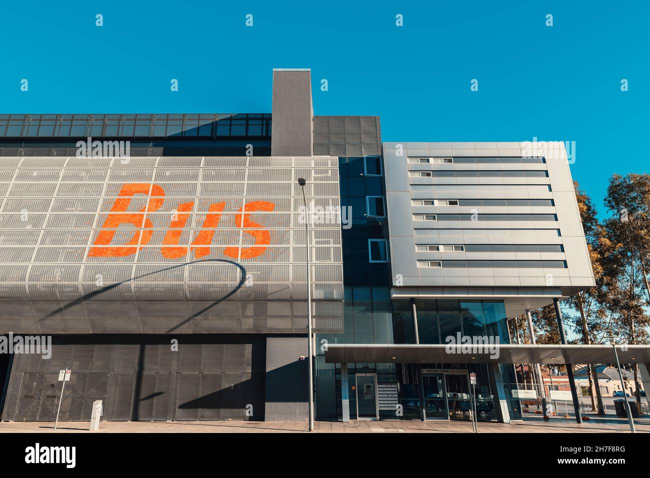 Adelaide, Australia - April 4, 2021: Adelaide Central Bus Station ...