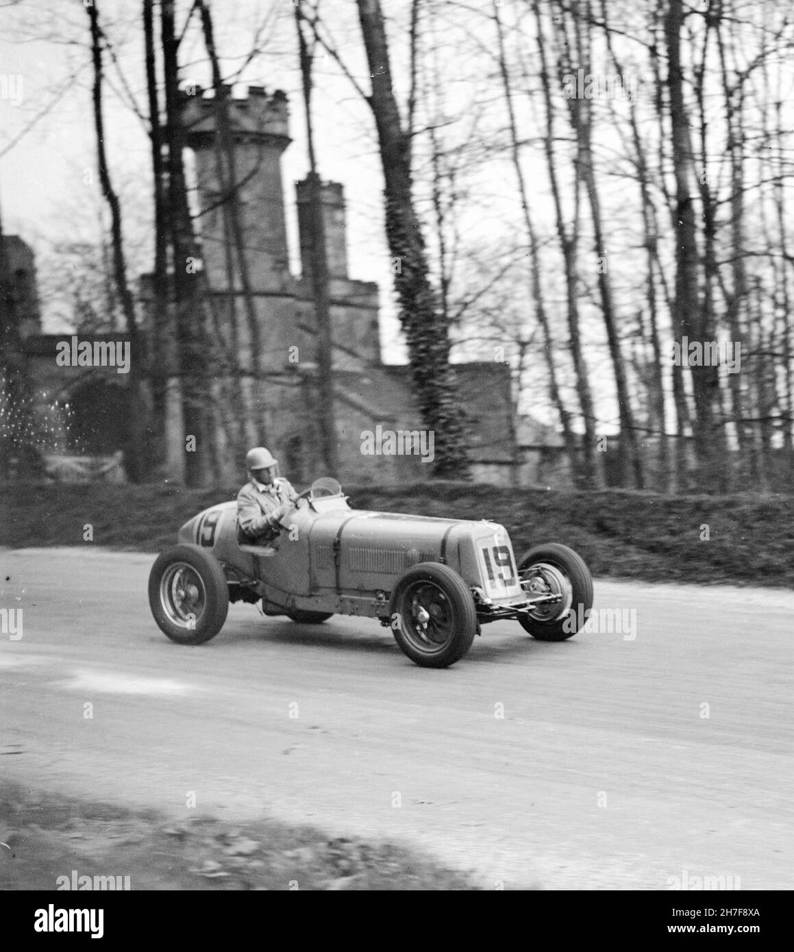 Coppice Corner, with A P R (Tony) Rolt 1st April 1939, where he drove ...