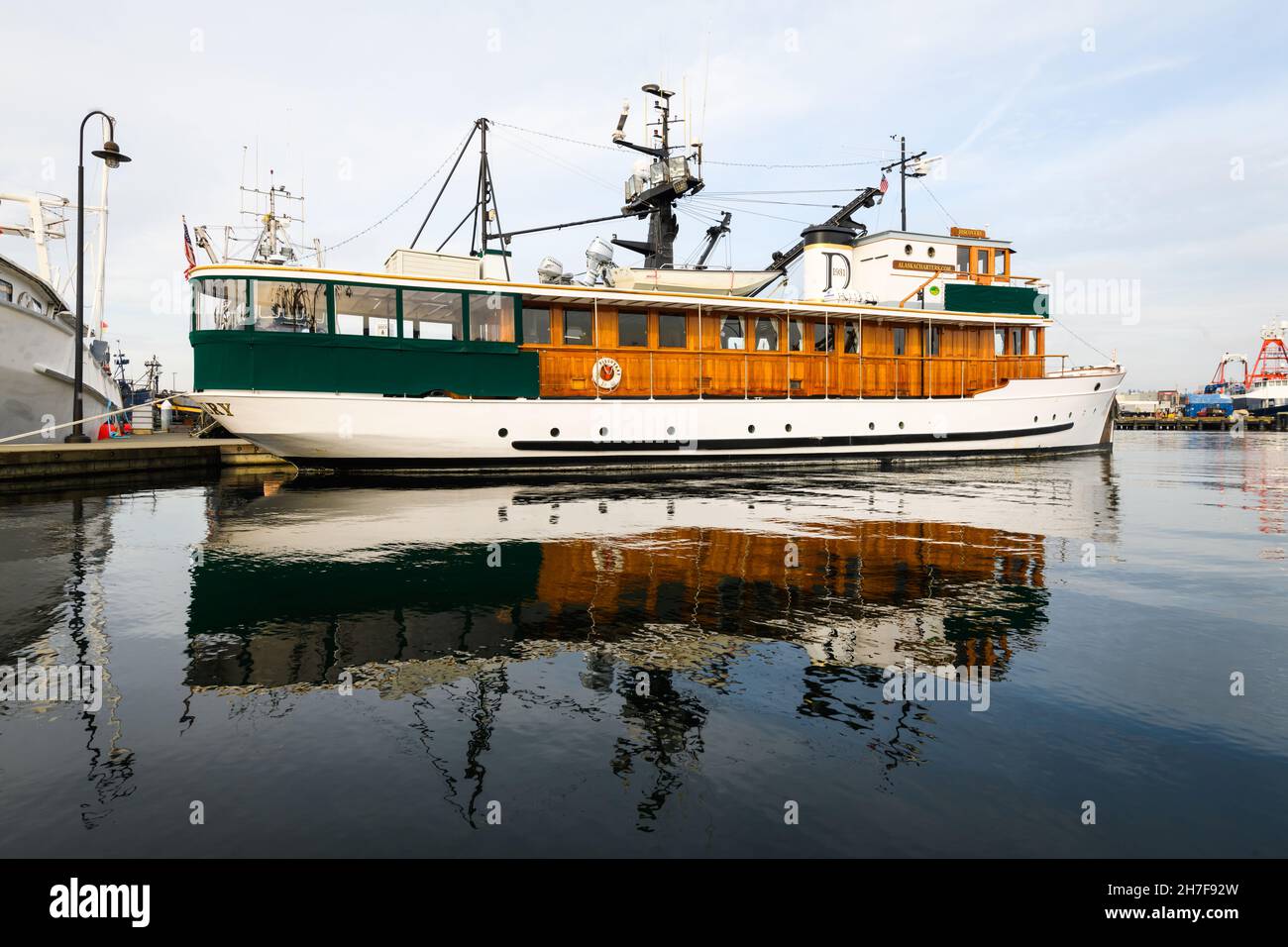 Seattle - November 21, 2021; Alaska Charter luxury charter yacht MV ...