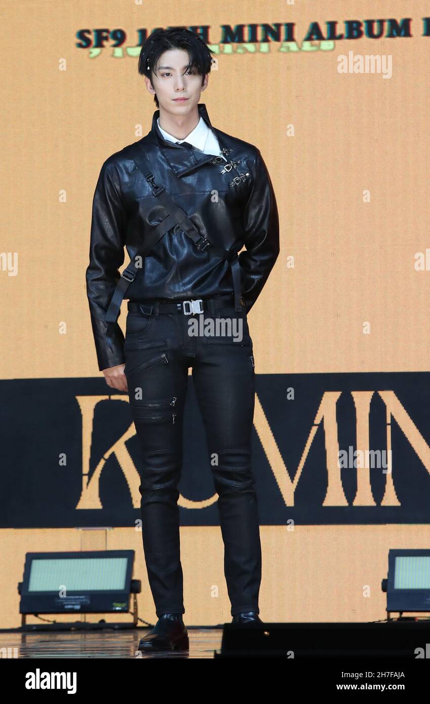 23rd Nov, 2021. S. Korean boy group SSF9 Hwiyoung, a member of South Korean boy group SF9 poses ...