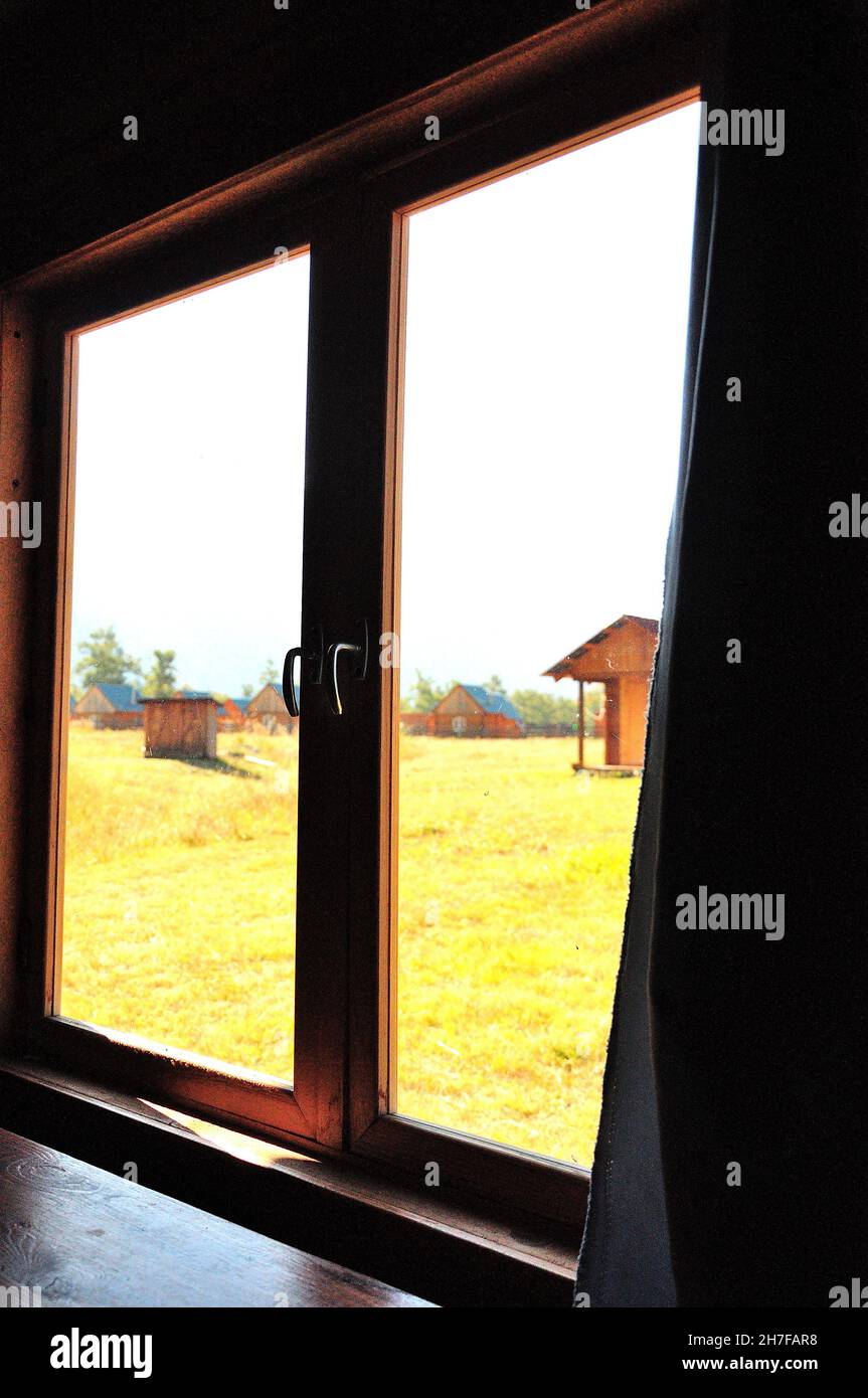 View through window of solar hi-res stock photography and images - Alamy