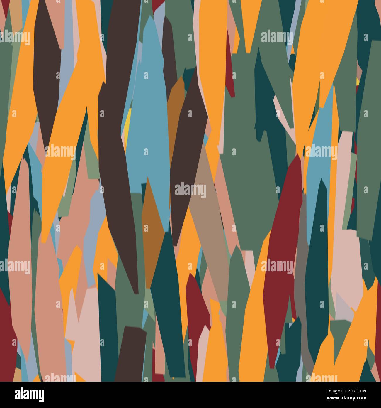 Seamless funky expressive and energetic paper cut out collage surface ...