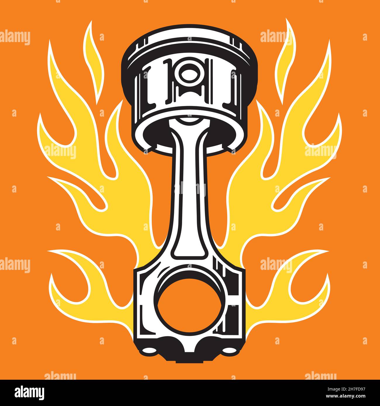 Hot rod flames hi-res stock photography and images - Alamy