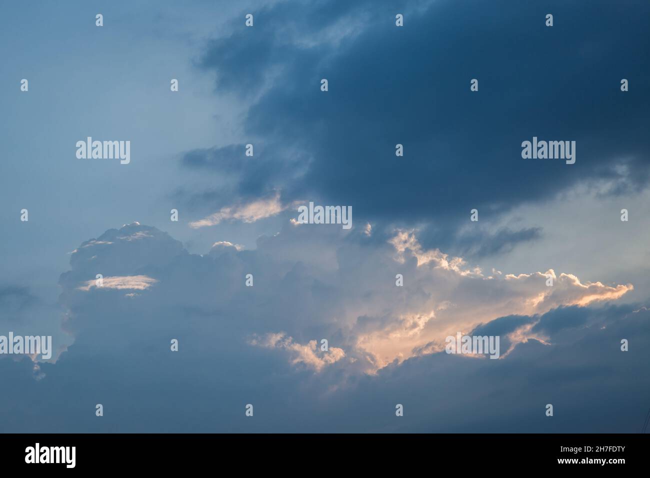 blue sky before sunset use for background Stock Photo - Alamy