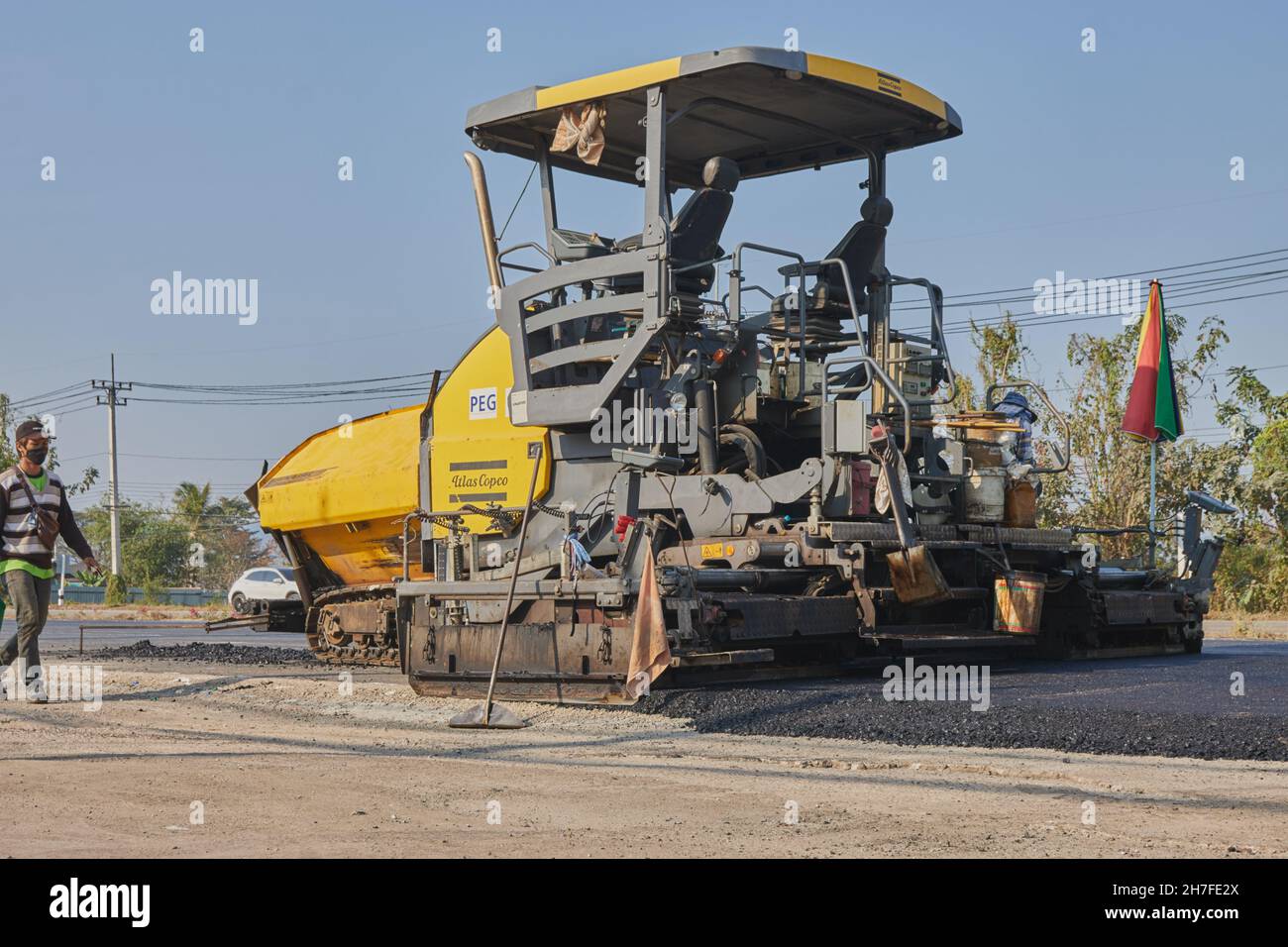 Vibro paver hi-res stock photography and images - Alamy