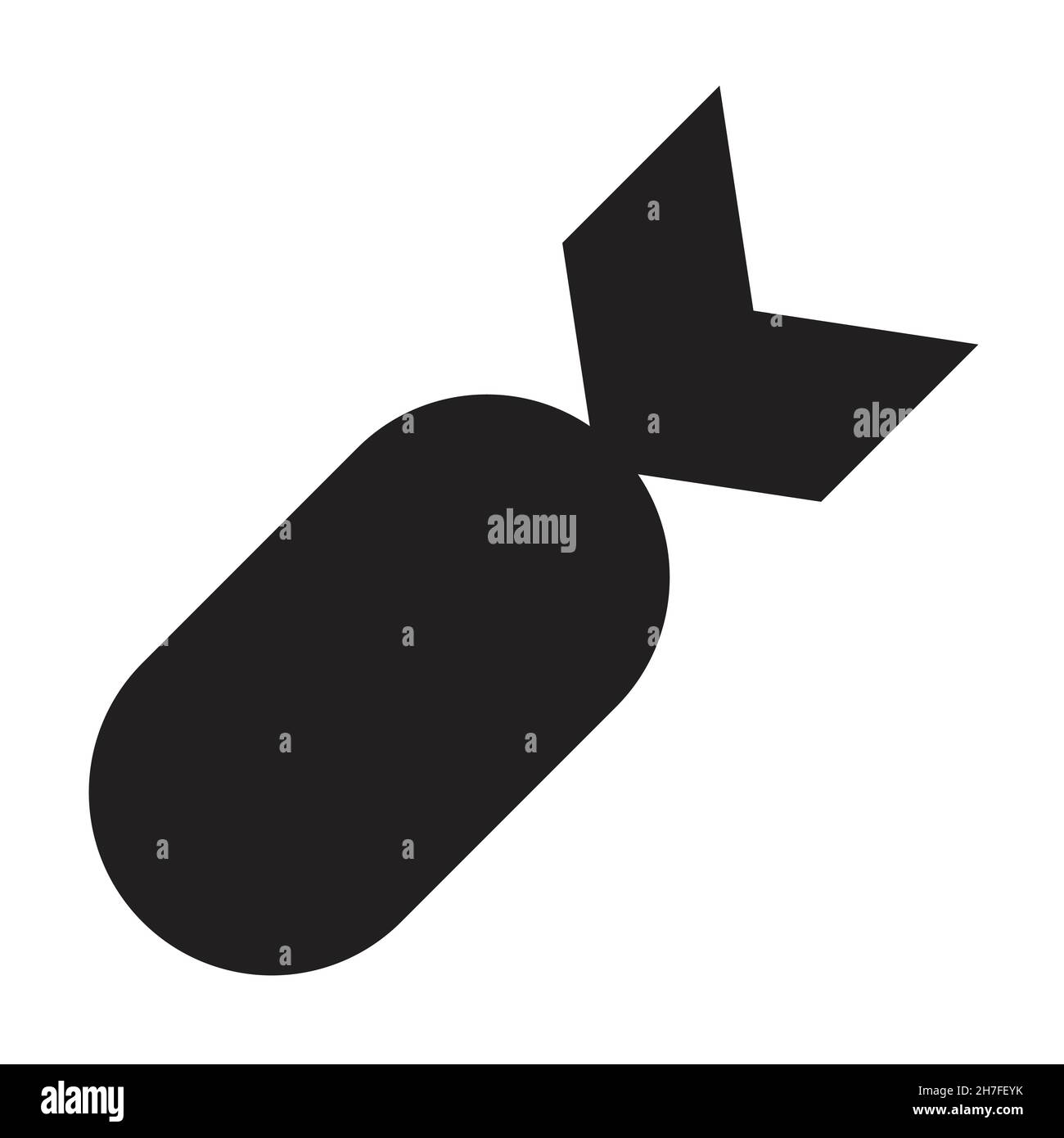 Aviation bomb icon vector for your web design, logo, infographic, UI ...