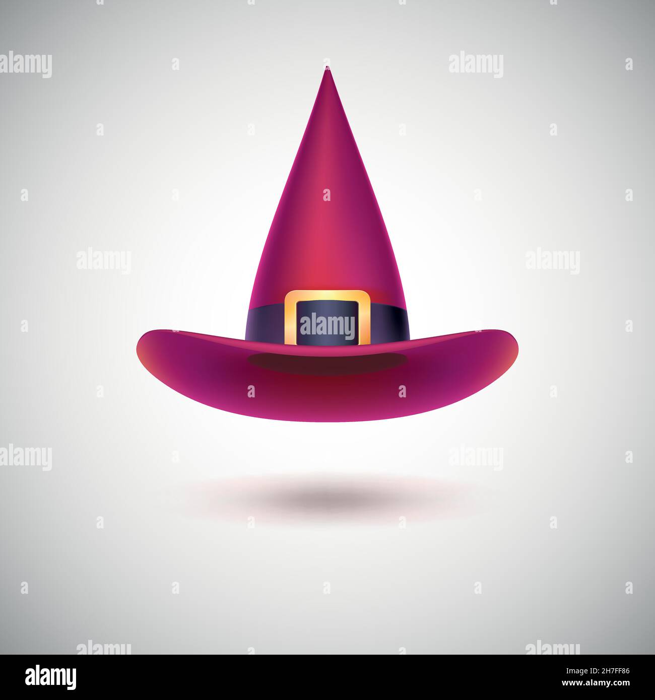 Red witch hat for Halloween Stock Vector Image & Art - Alamy