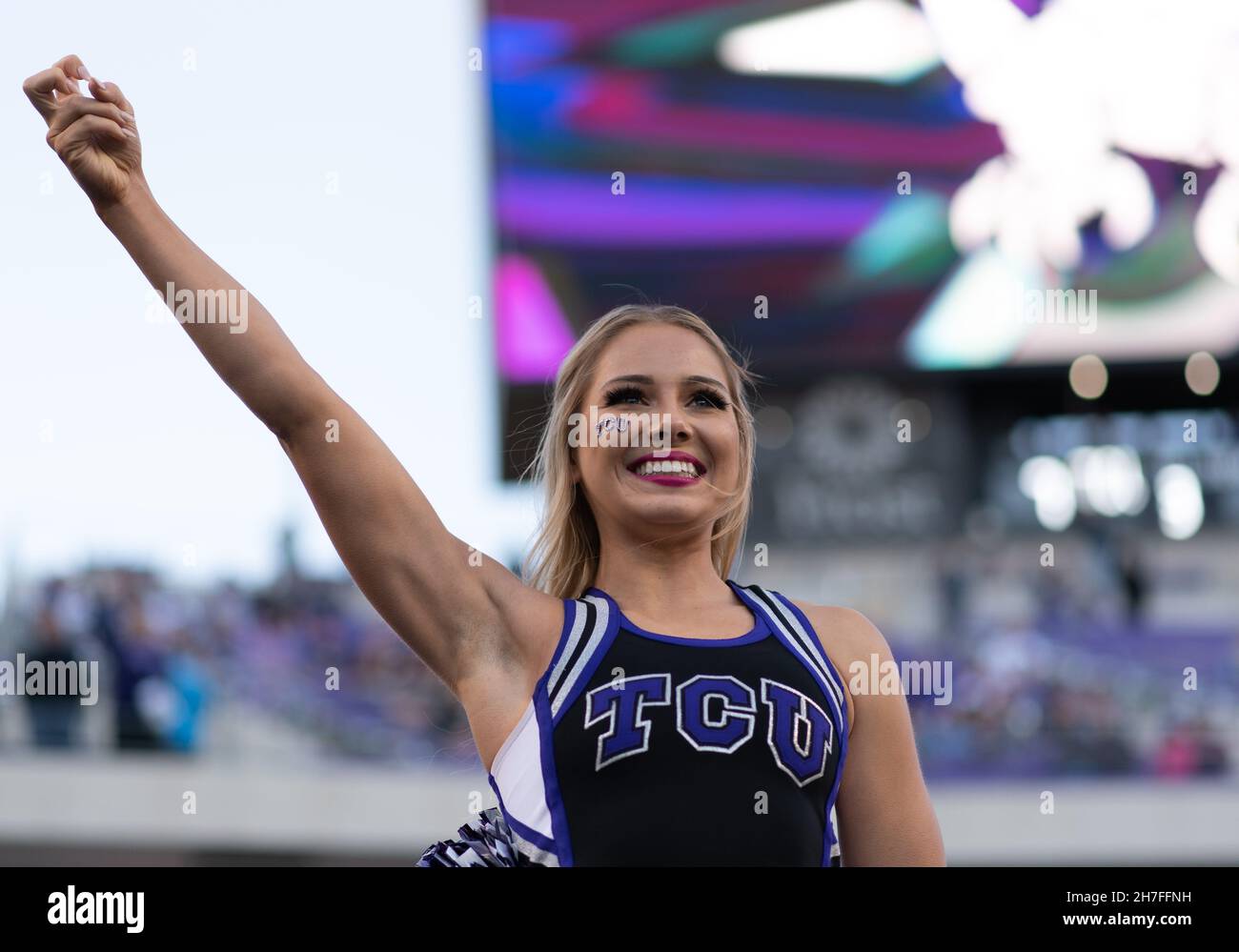 November 20 2021: TCU Horned Frogs cheerleaders during the 2nd half the ...