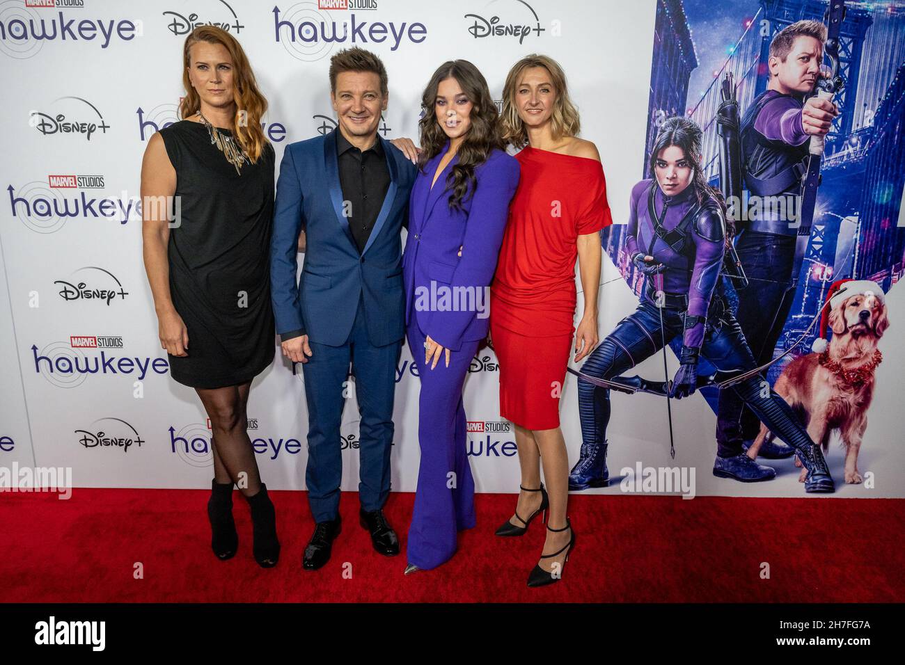 New York, USA. 22nd Nov, 2021. Amber Templemore-Finlayson, Jeremy ...