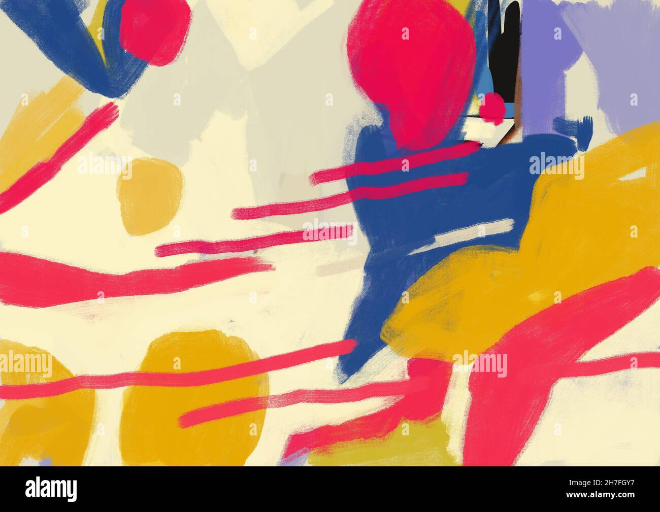 Creative abstract flowing paint, graffiti and expressionism art ...