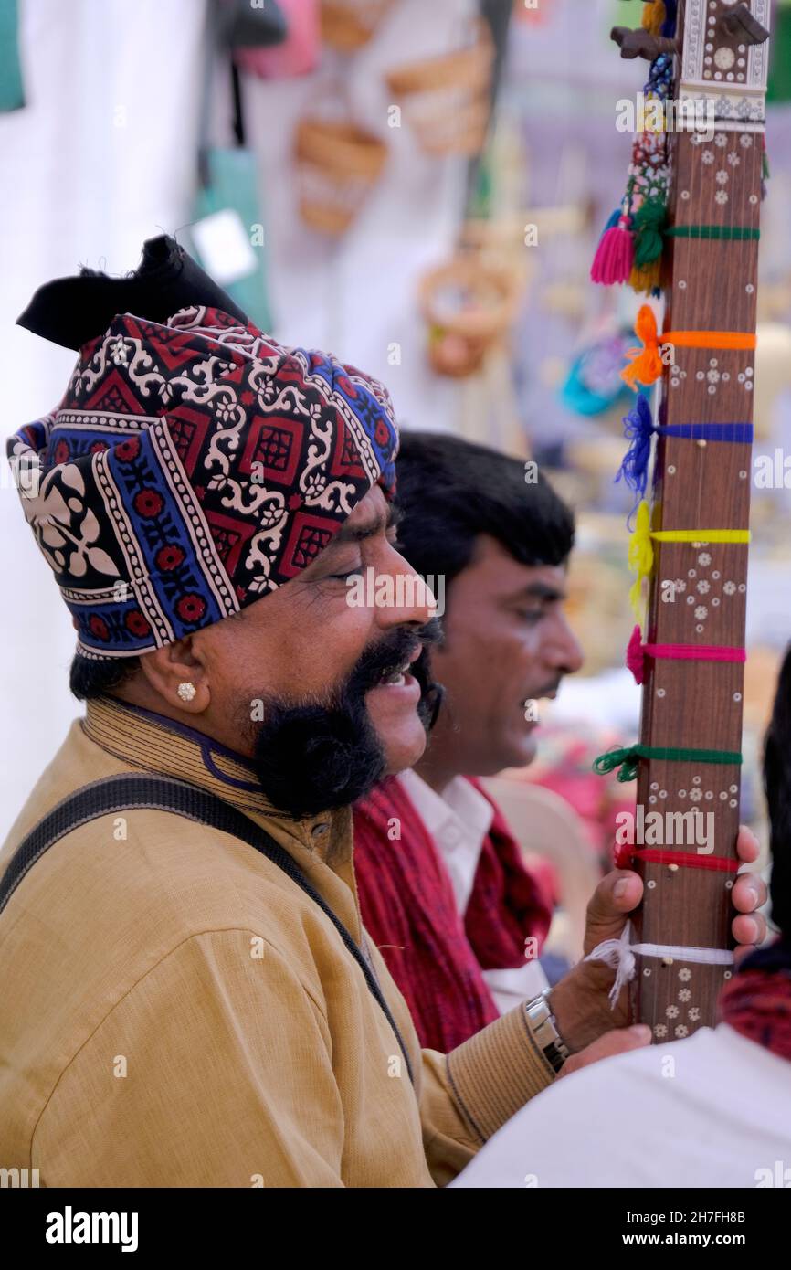 Rajasthani singer hi-res stock photography and images - Alamy