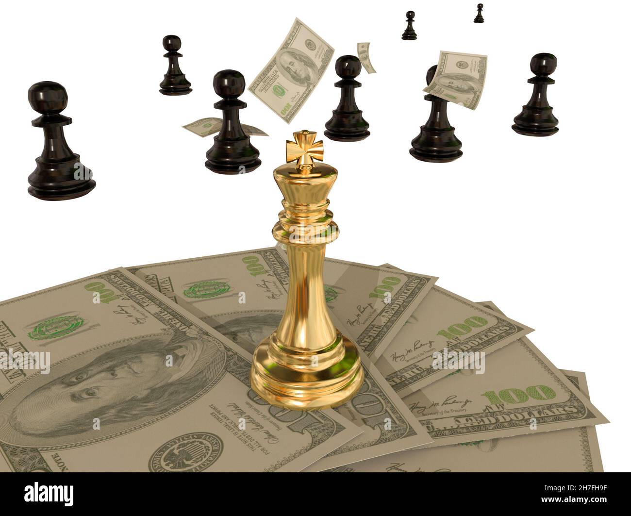 Golden chess king hi-res stock photography and images - Alamy