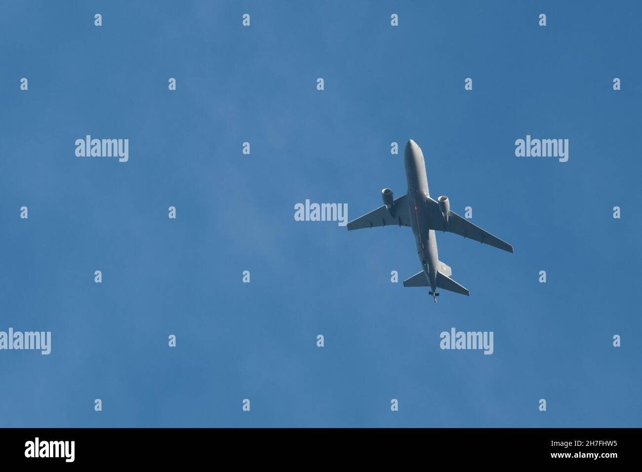 A KC-46A Pegasus from the 22nd Air Refueling Wing, flies over Travis ...
