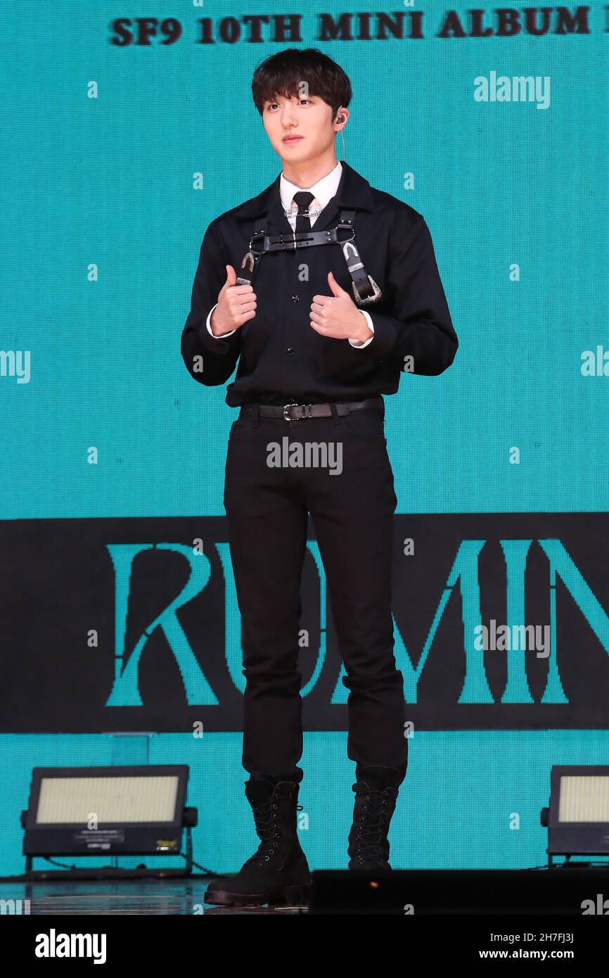 23rd Nov, 2021. S. Korean boy group SF9 Chani, a member of South Korean ...