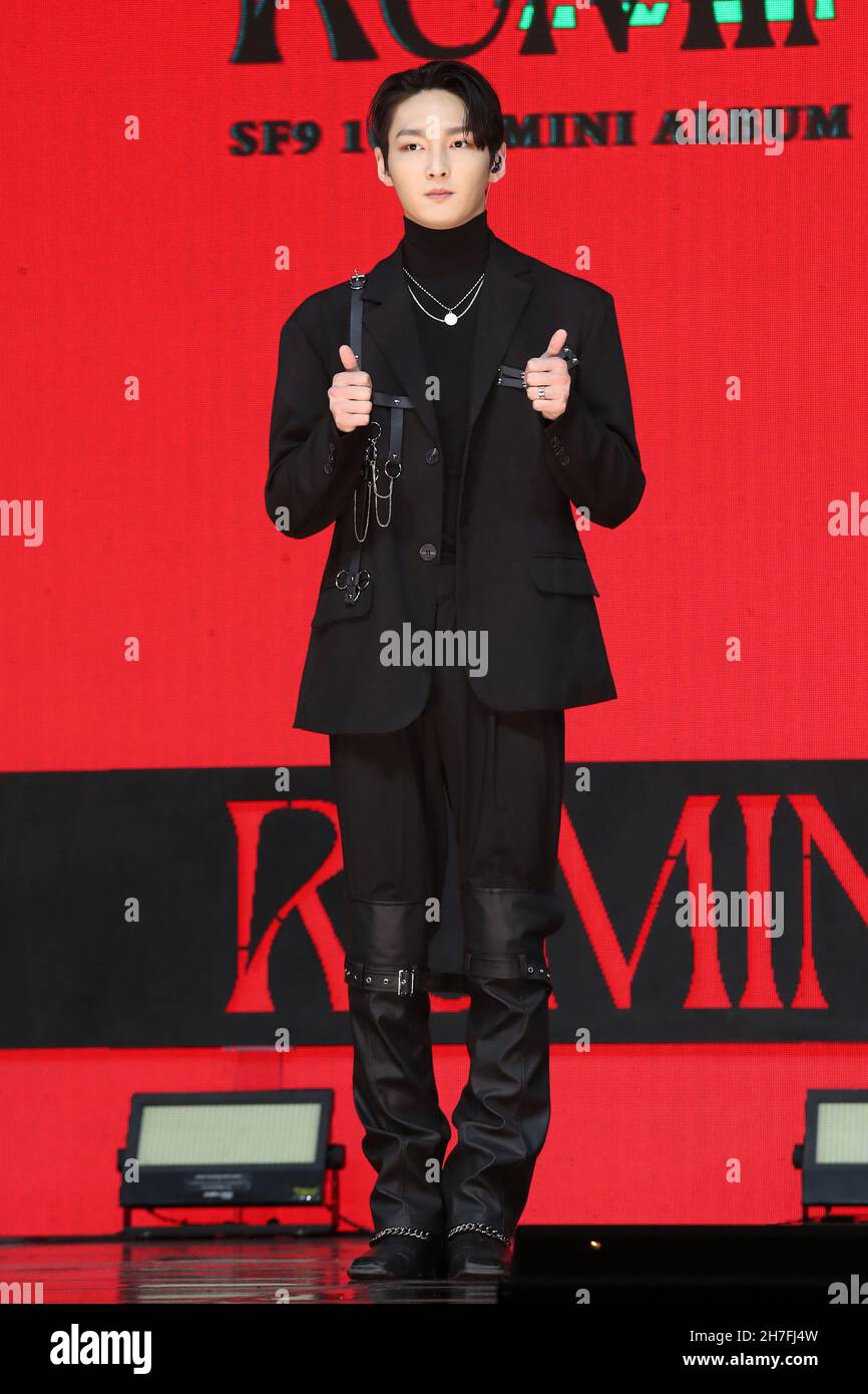 23rd Nov, 2021. S. Korean boy group SF9 Zuho, a member of South Korean ...