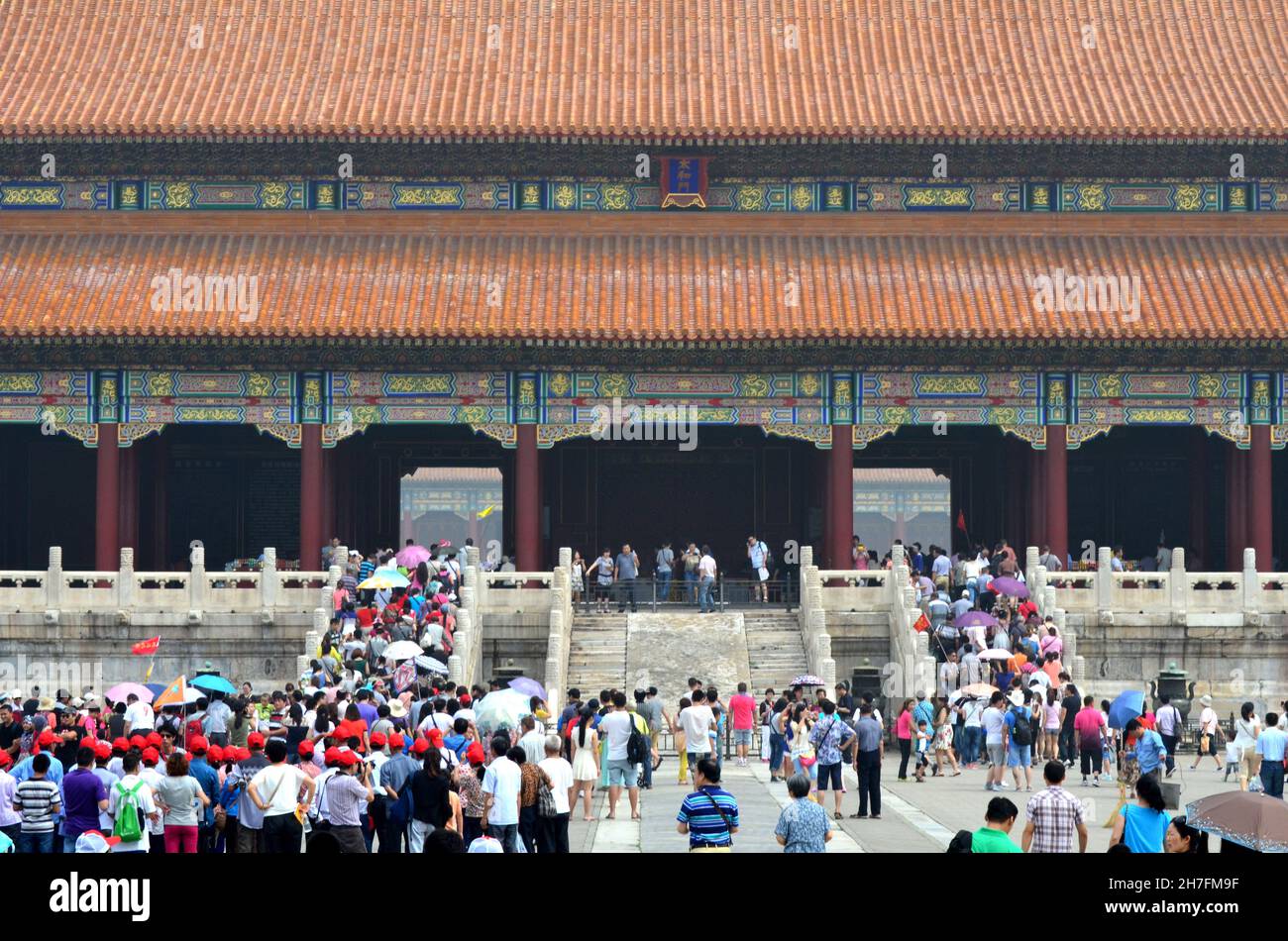 CHINA. BEIJING. THE FORBIDDEN CITY, ONCE USED ONLY BY THE EMPERORS AND ...