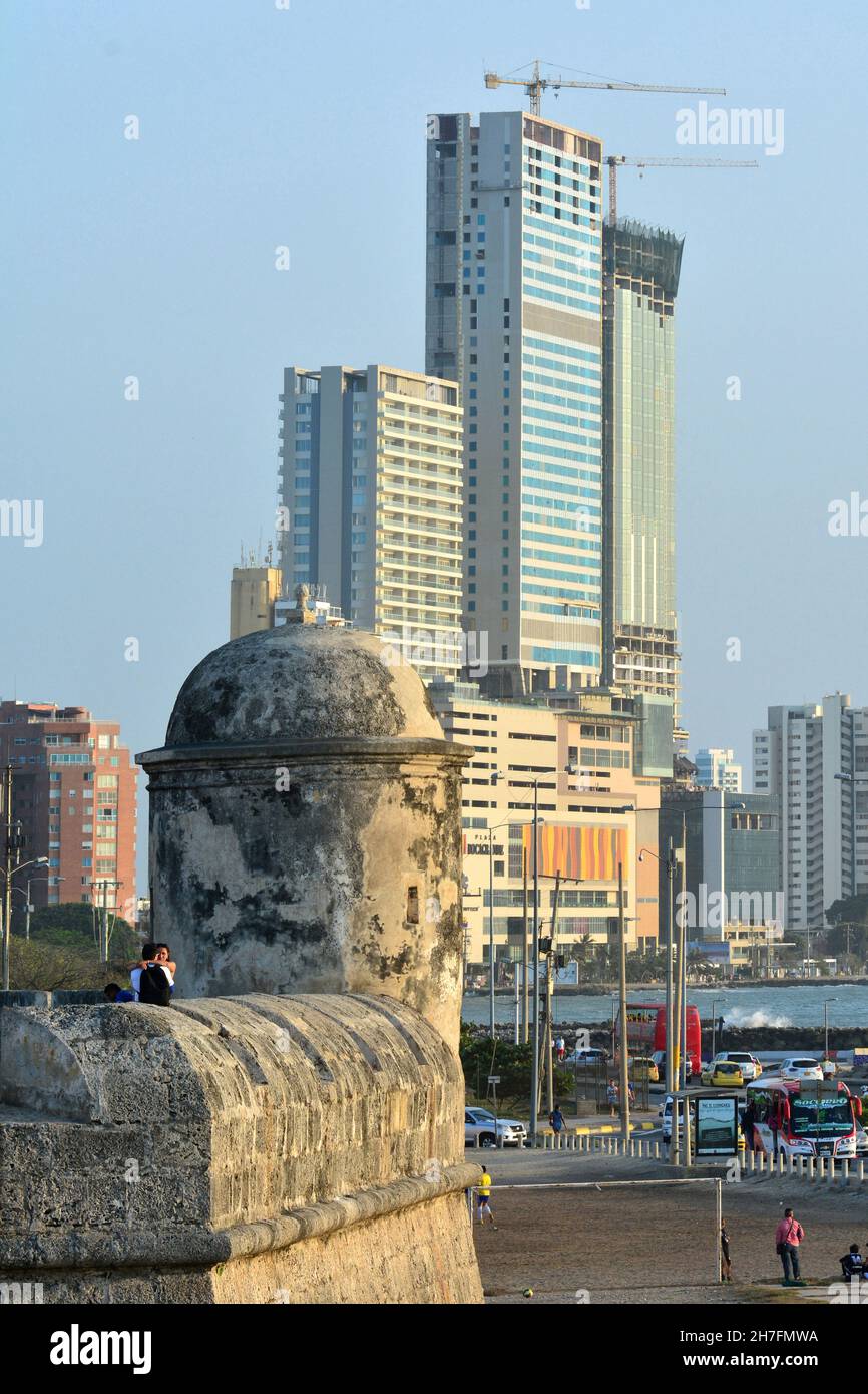 COLOMBIA. DISTRICT OF BOLIVAR. CARTAGENA DE INDIAS. MAN LIVING IN ...