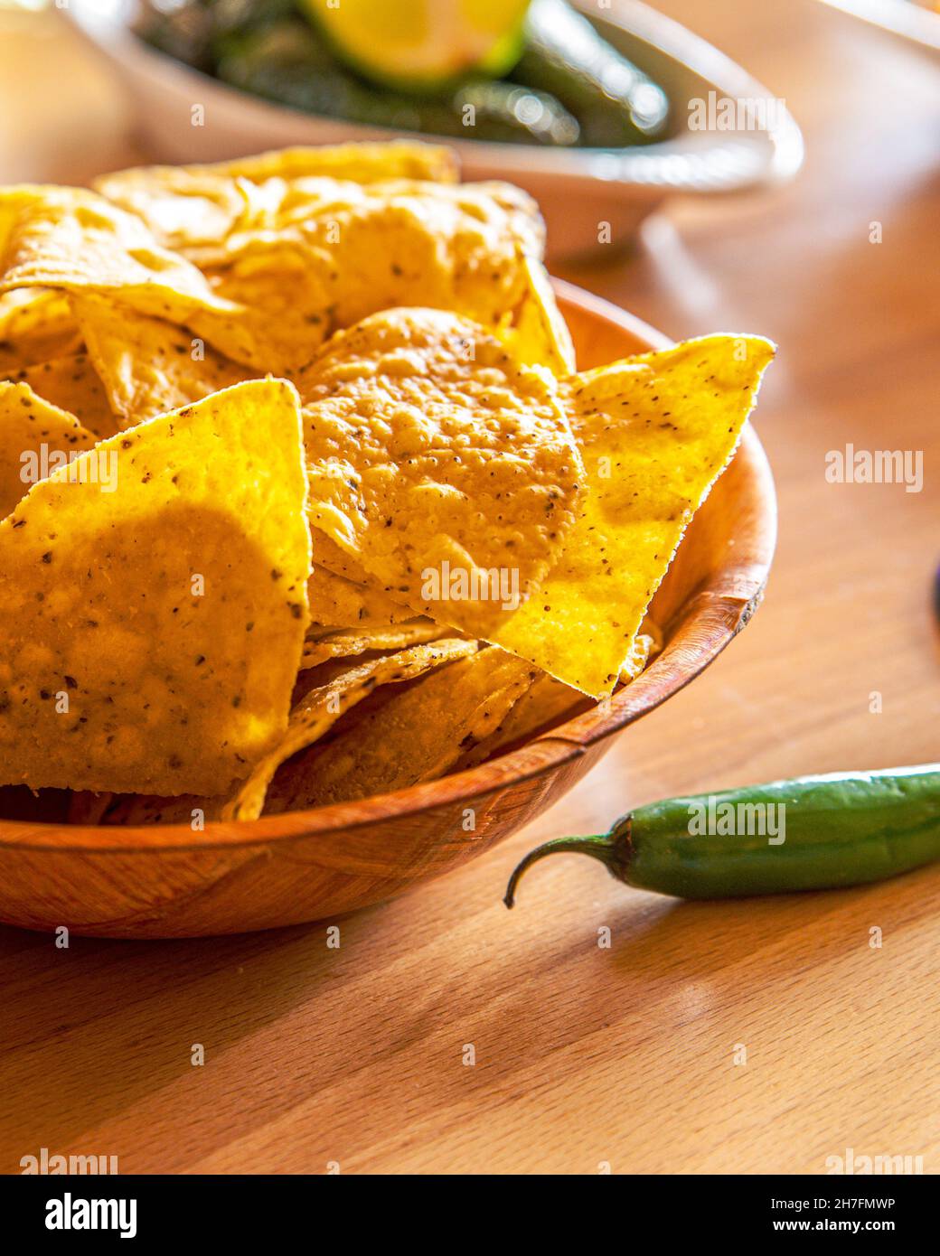 Triangles tortilla chips hi-res stock photography and images - Alamy