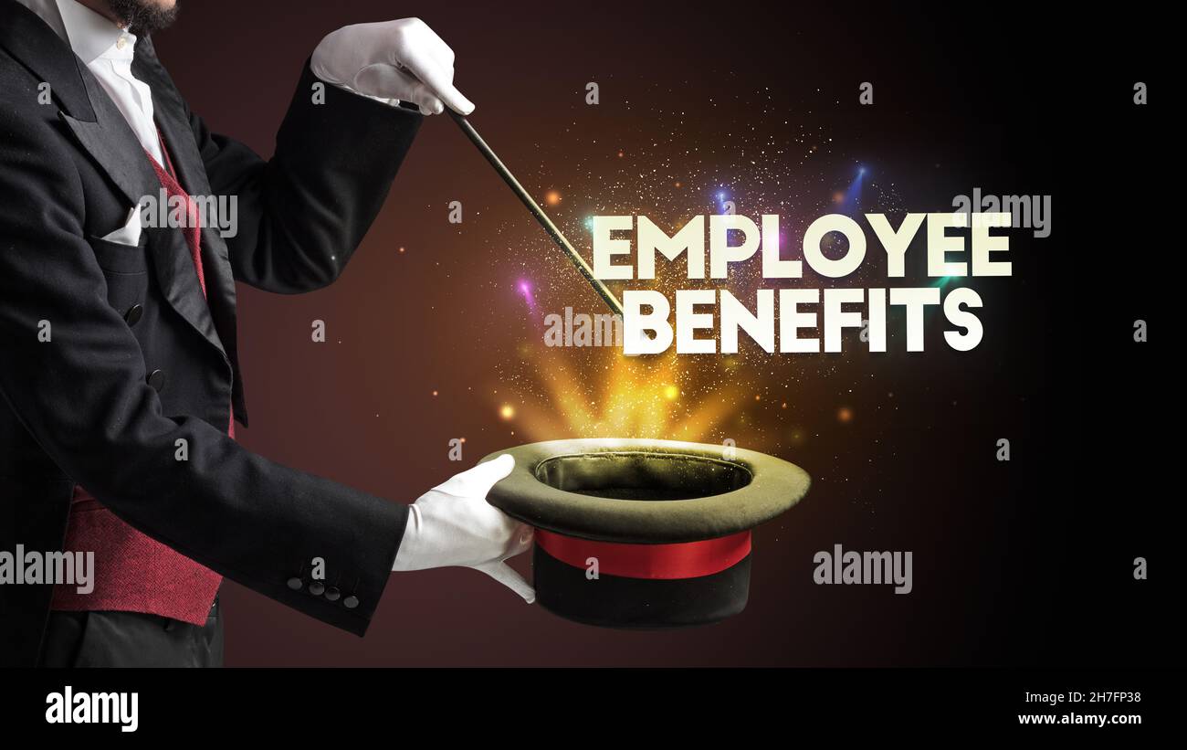 Magician is showing magic trick Stock Photo - Alamy