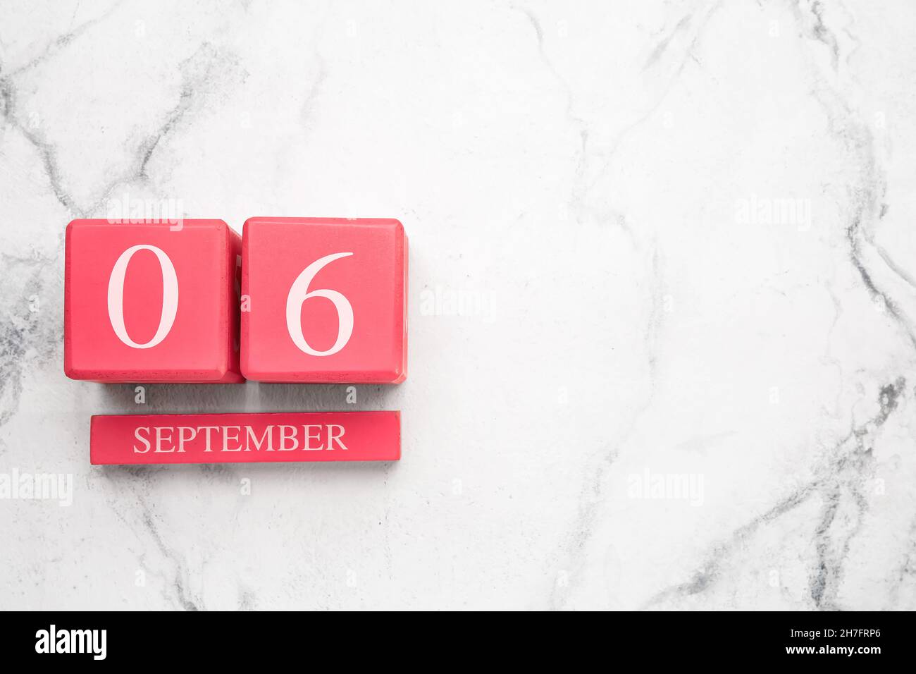 Calendar with date of Labor Day on light background Stock Photo - Alamy
