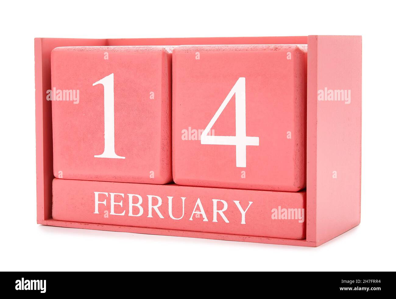 Cube calendar date winter Cut Out Stock Images & Pictures - Alamy