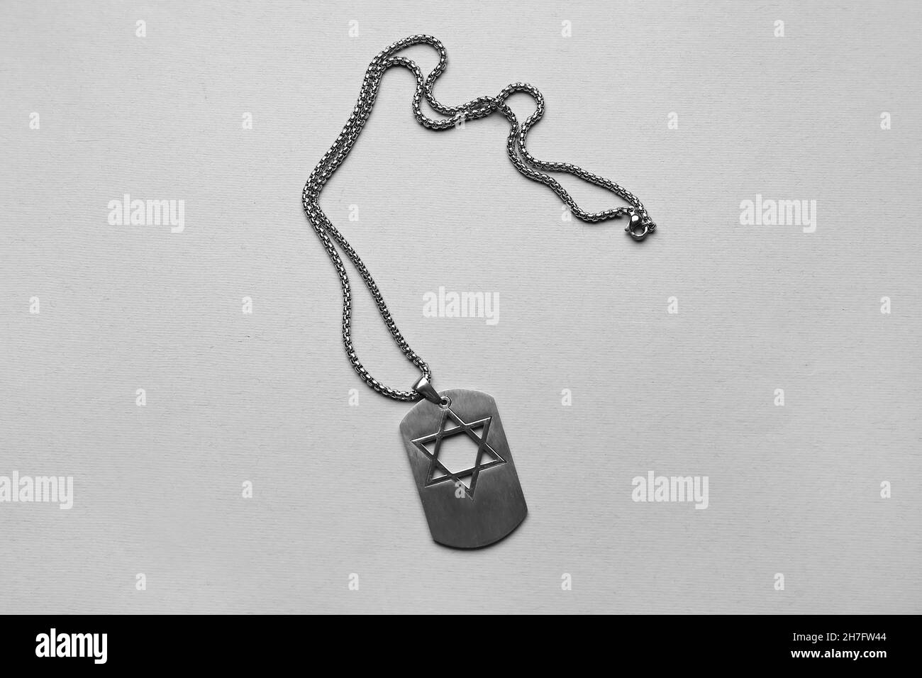Military tag of Israeli soldier on grey background Stock Photo - Alamy